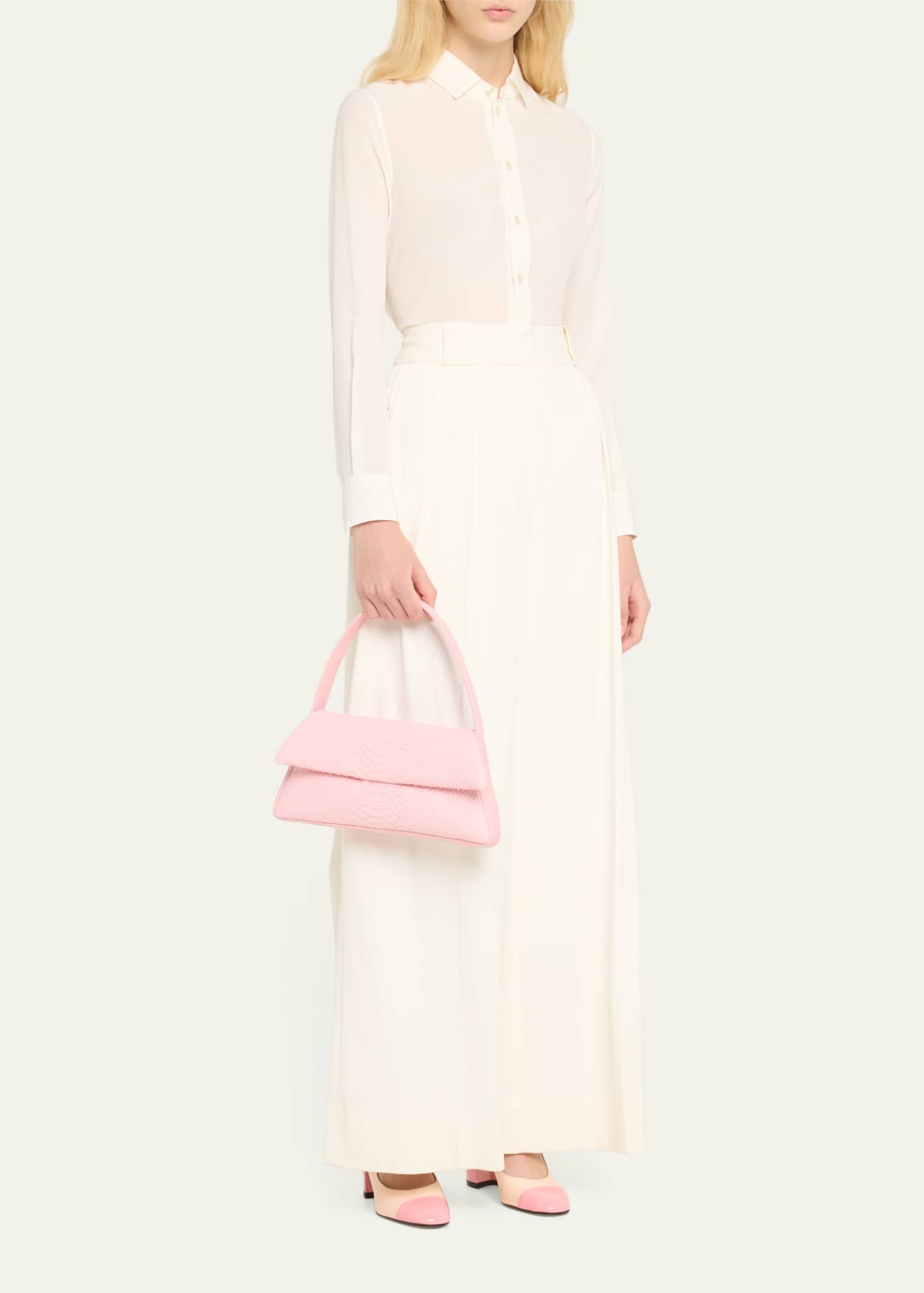 Liselle Kiss Elliot Python Shoulder Bag - Bergdorf Goodman