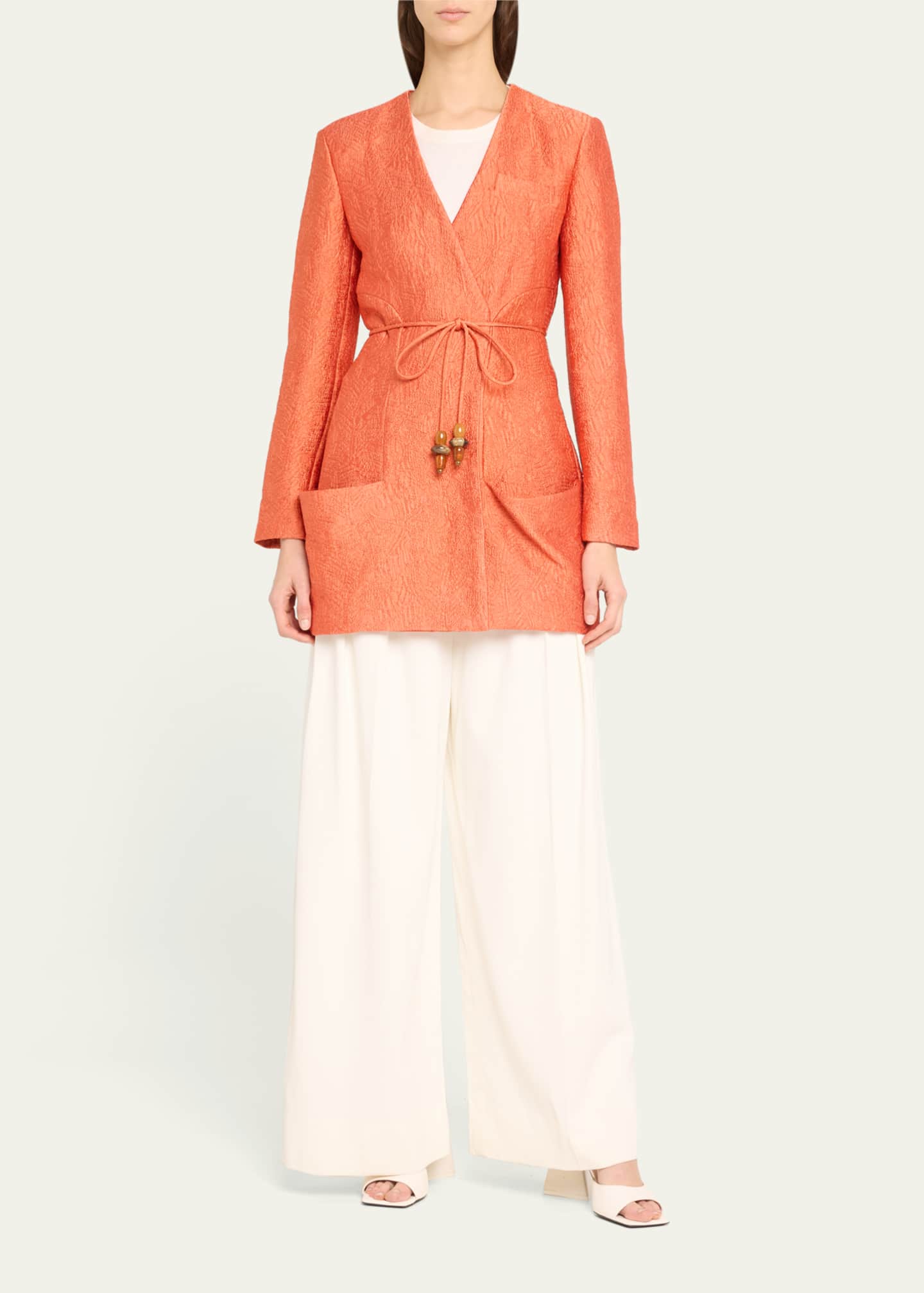 Alexis Marsci Brocade Wrap Mini Dress - Bergdorf Goodman