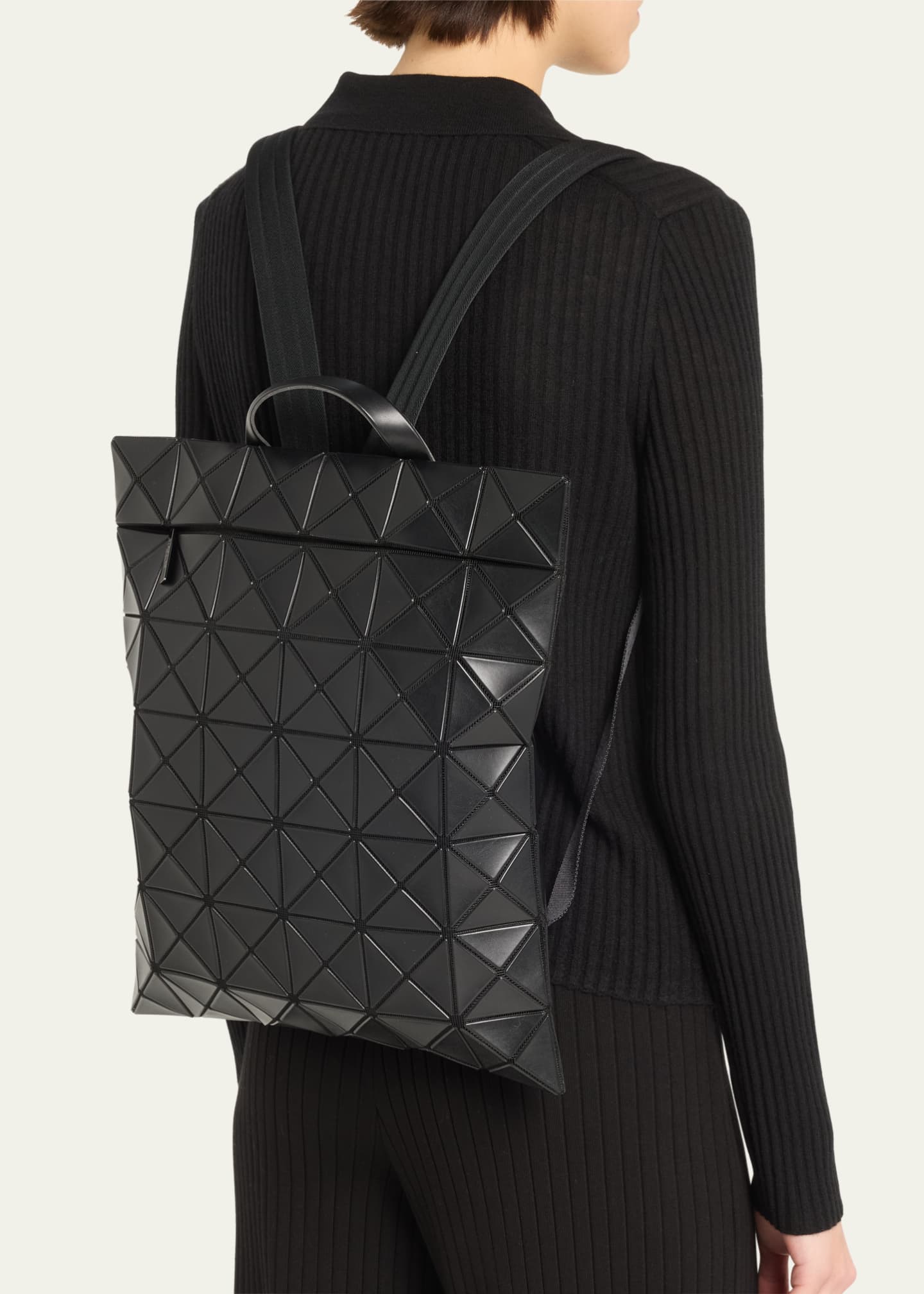 BAO BAO ISSEY MIYAKE Geo Flat Nylon Backpack - Bergdorf Goodman