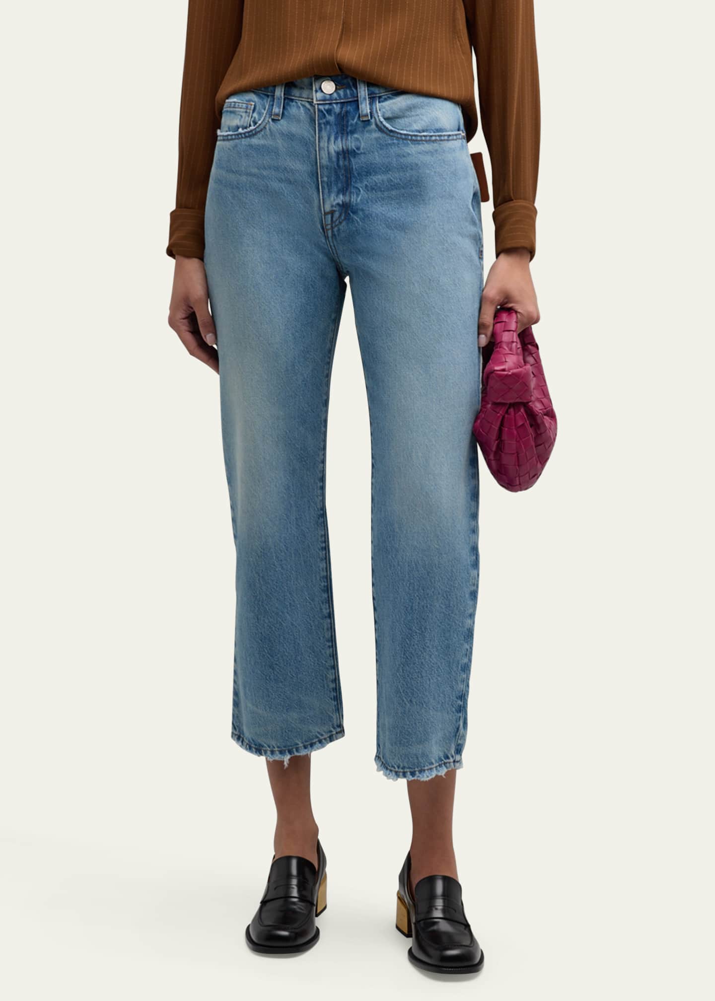 FRAME Le Jane Crop Jeans - Bergdorf Goodman