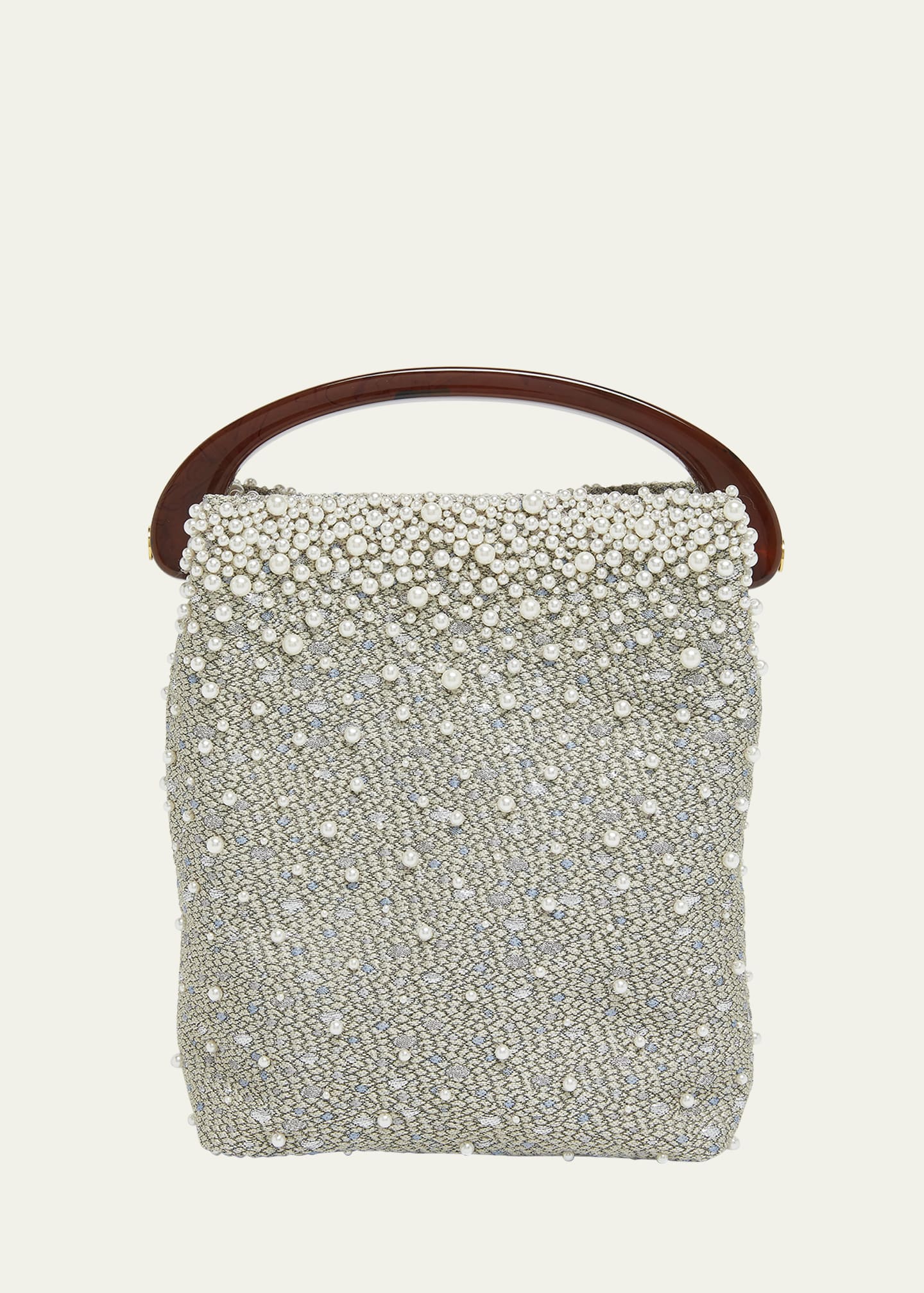 Dries Van Noten Crisp Pearly Top-Handle Bag - Bergdorf Goodman
