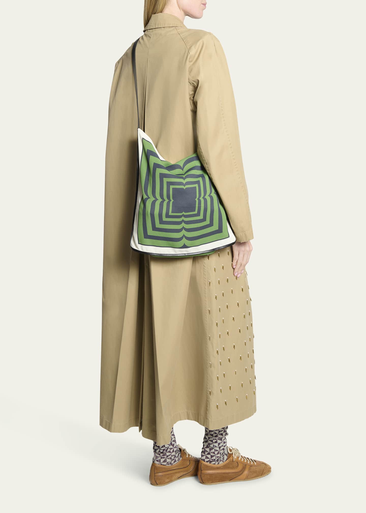 Dries Van Noten Scarf Pattern Shoulder Bag - Bergdorf Goodman