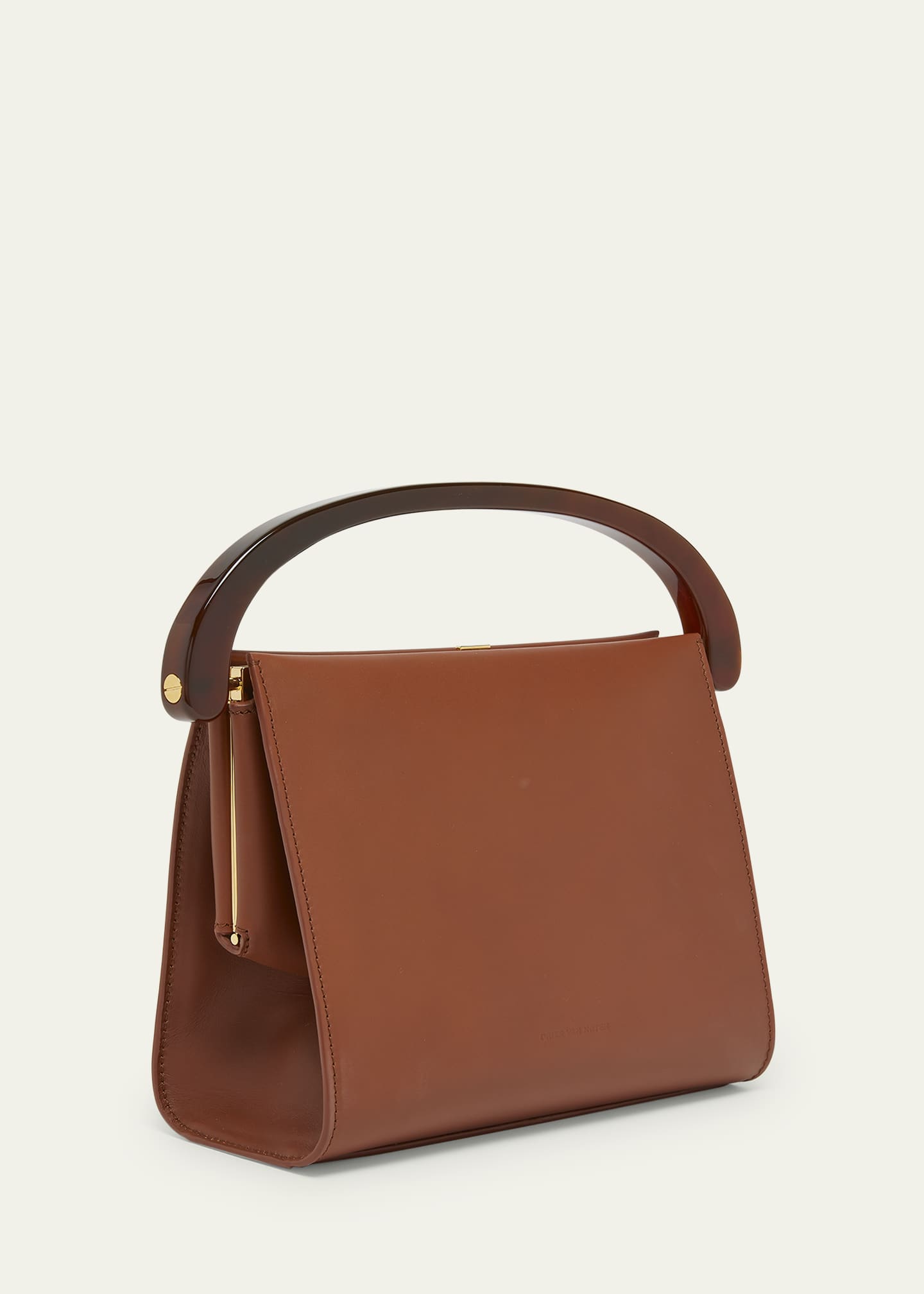 Dries Van Noten Crisp Leather Top-Handle Bag - Bergdorf Goodman