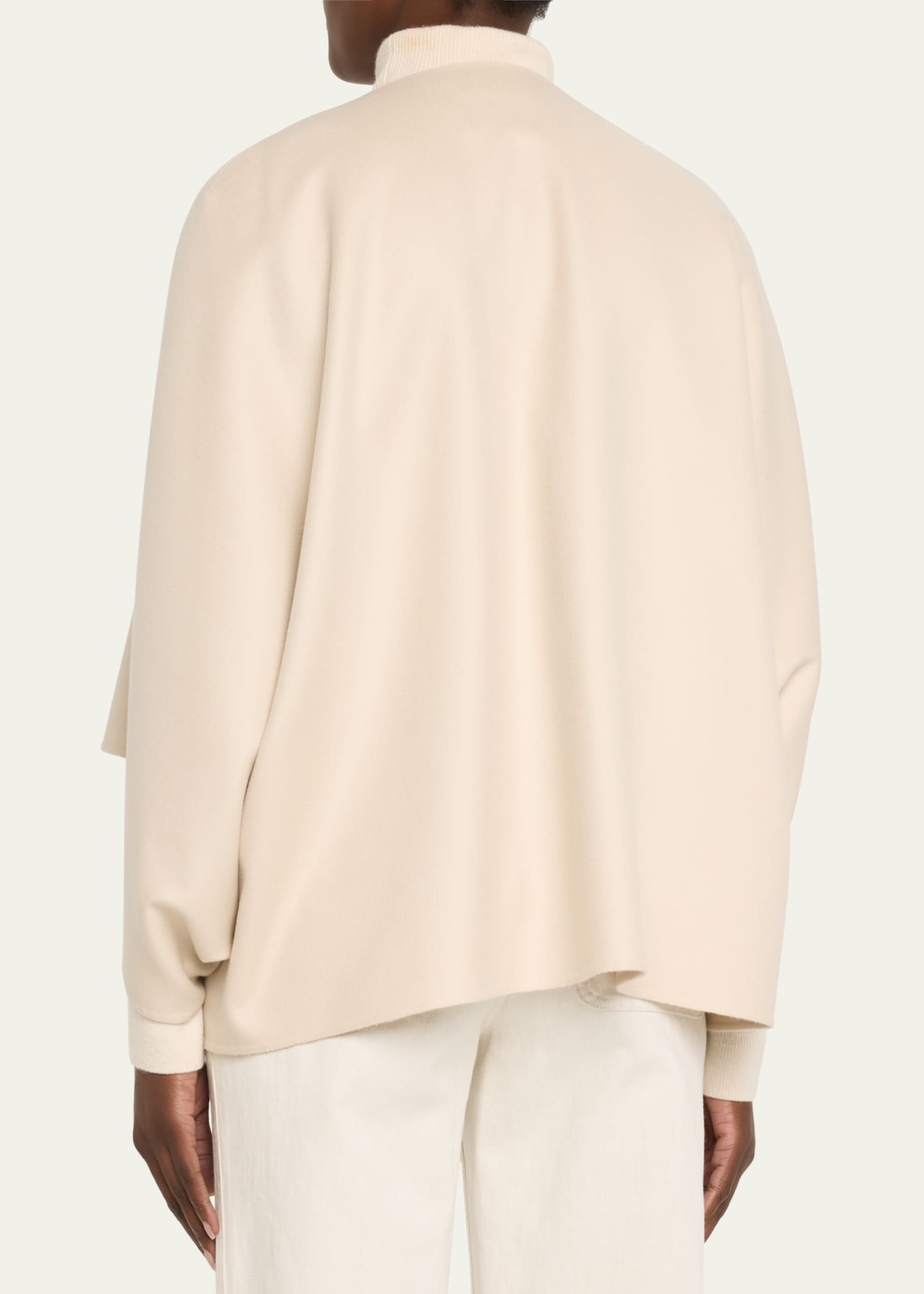Loro Piana Buttoned Cashmere Cape - Bergdorf Goodman