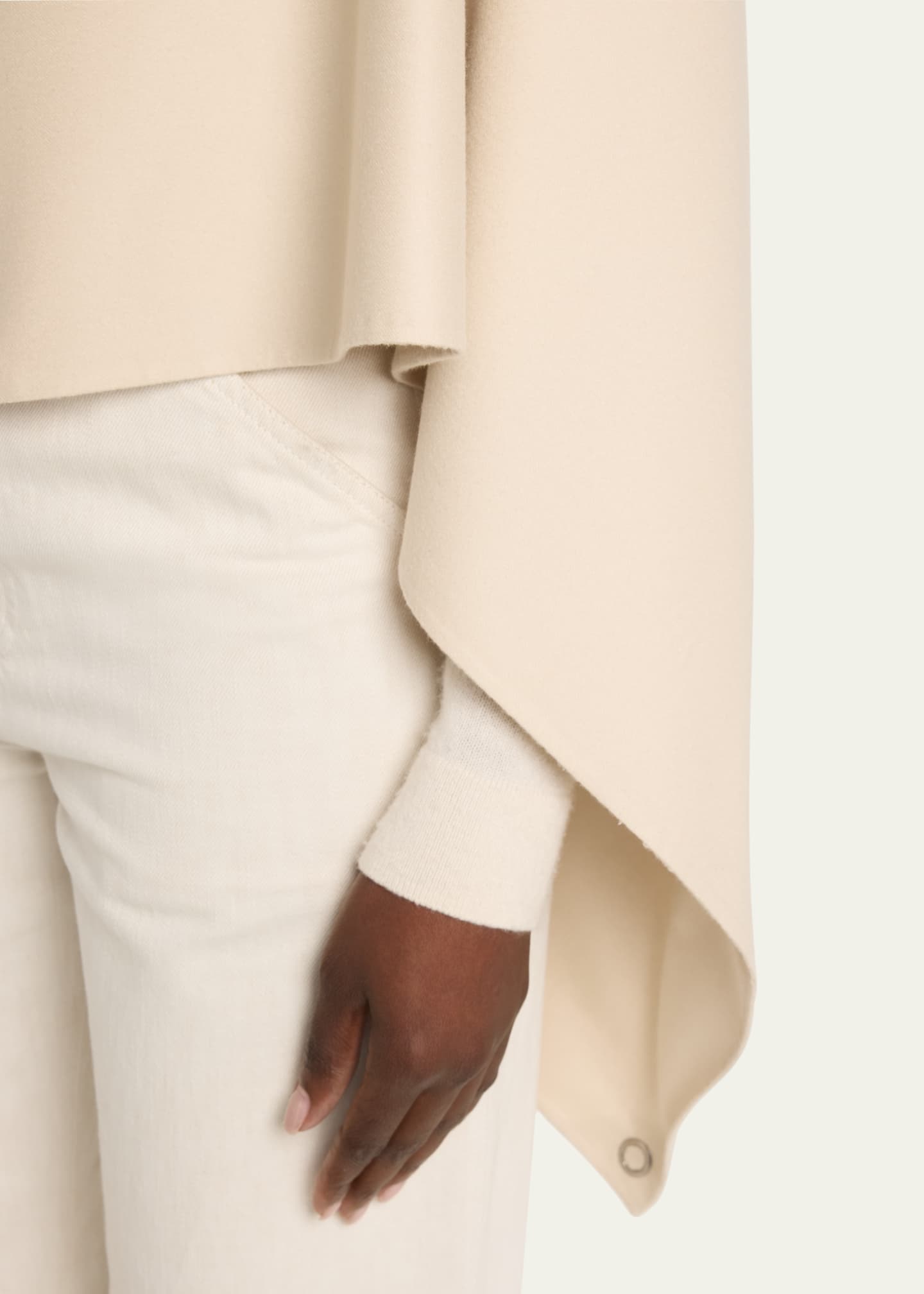 Loro Piana Buttoned Cashmere Cape - Bergdorf Goodman