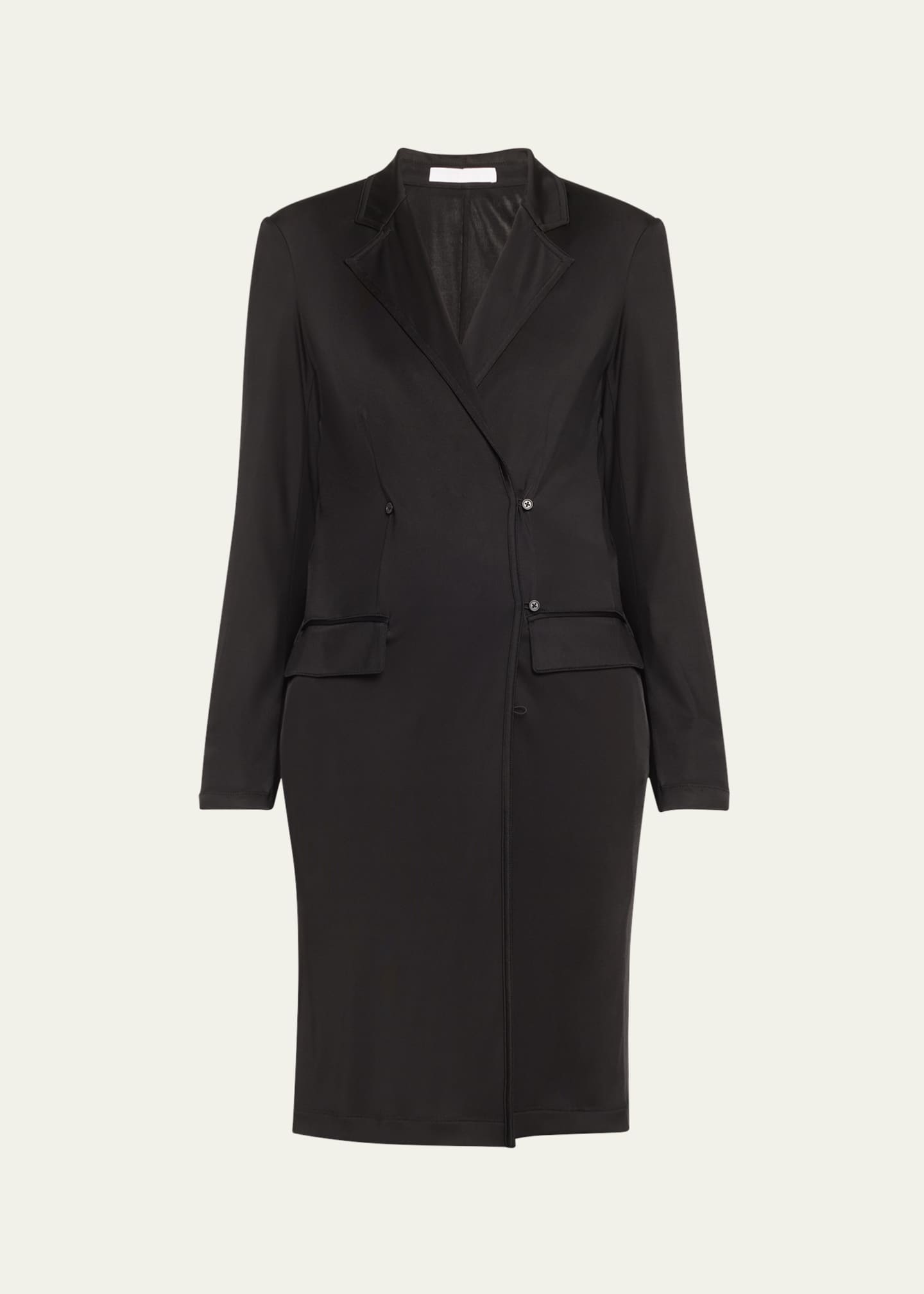 Helmut Lang Long Fluid Jacket - Bergdorf Goodman