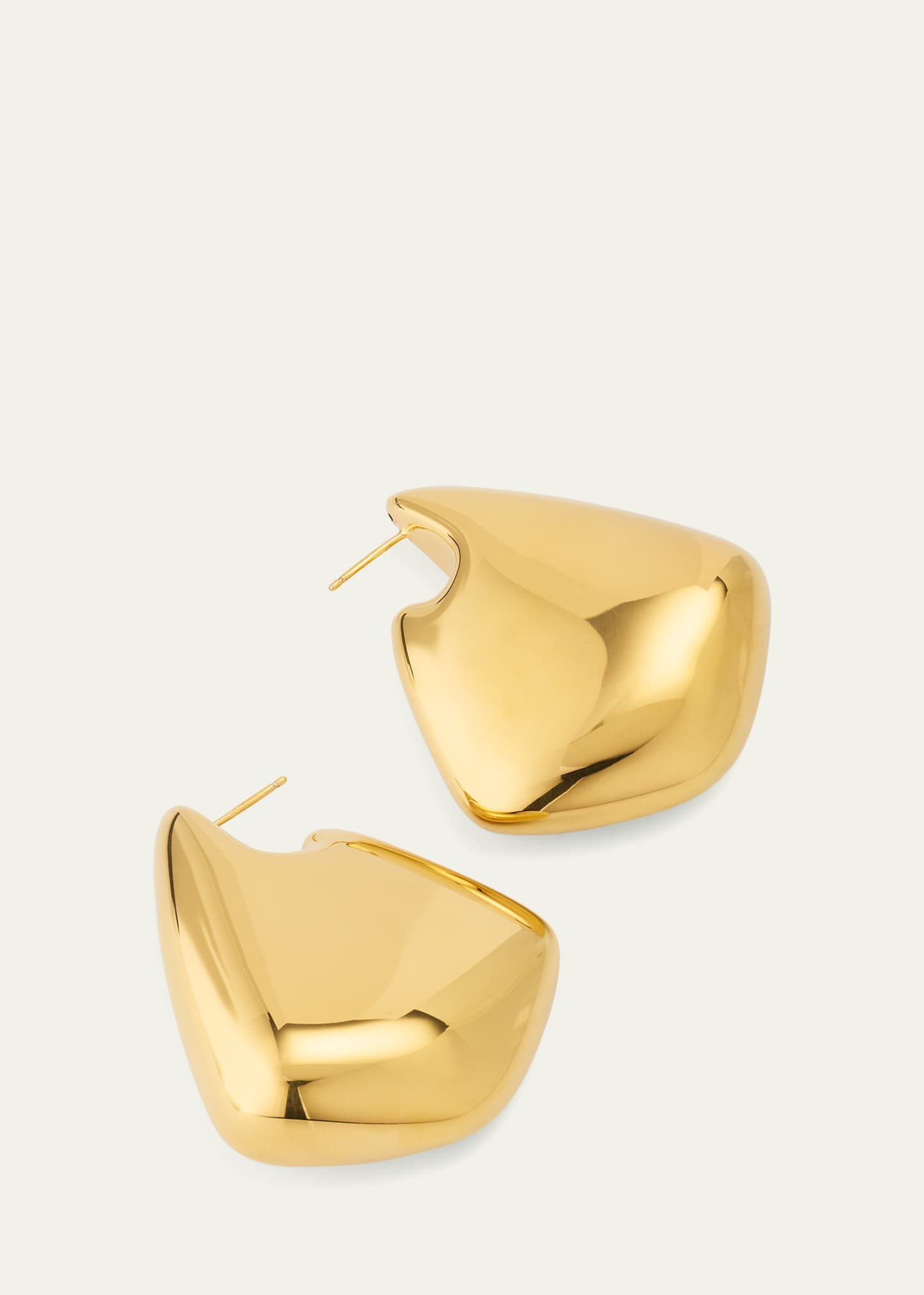 Bottega Veneta Large Fin Earrings - Bergdorf Goodman