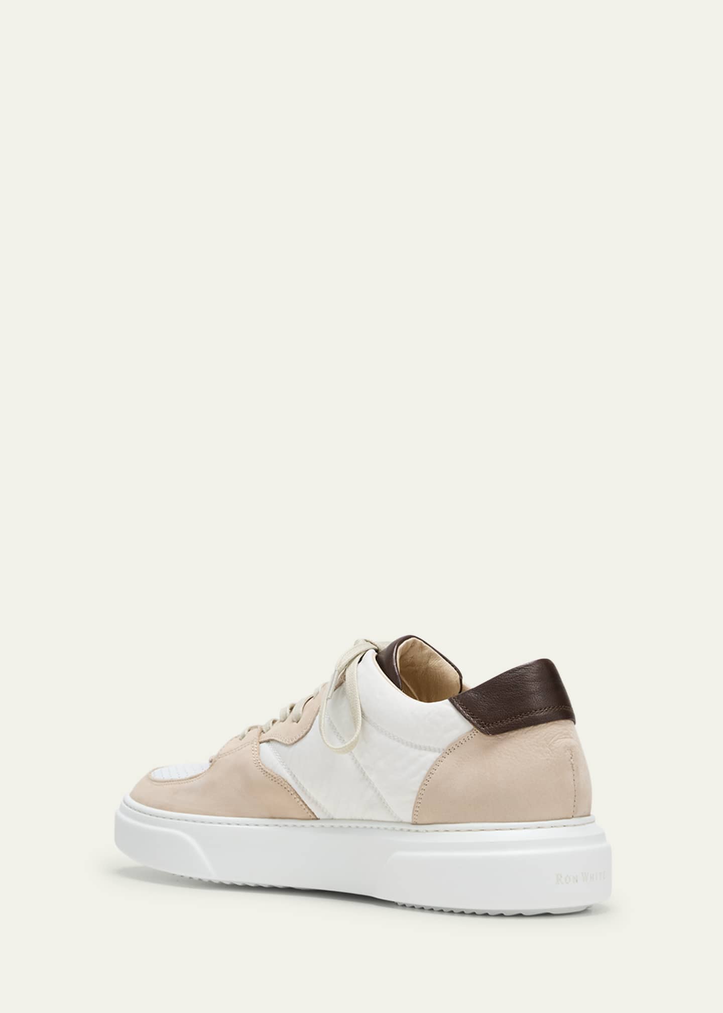 Ron White Men's Macklan Suede and Microfiber Low-Top Sneakers ...