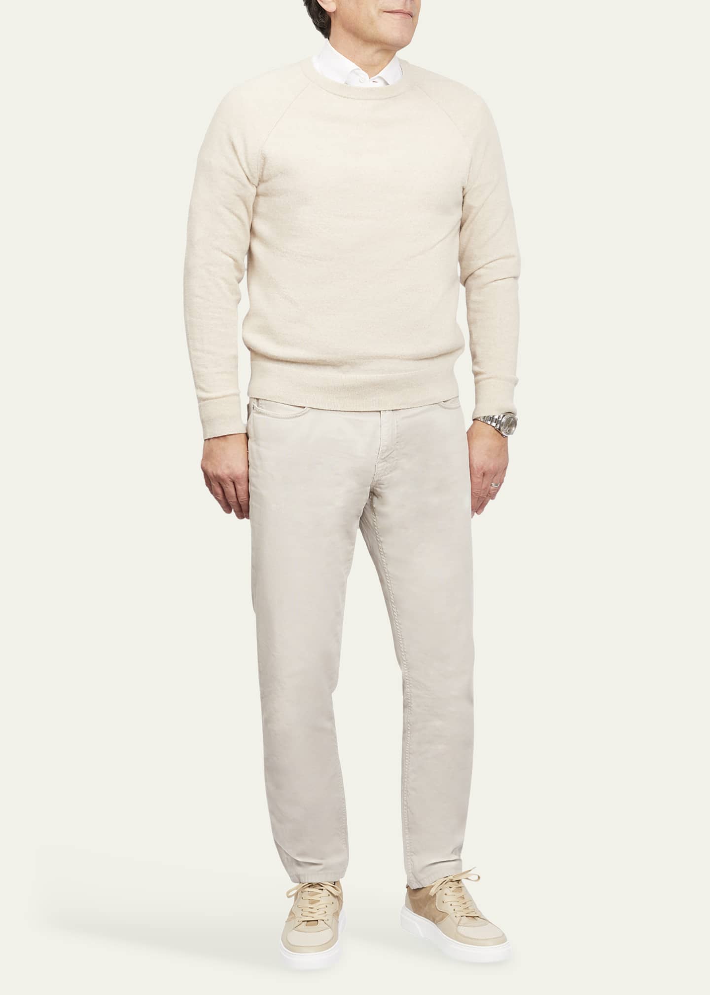 Ron White Men's Macklan Suede and Microfiber Low-Top Sneakers ...