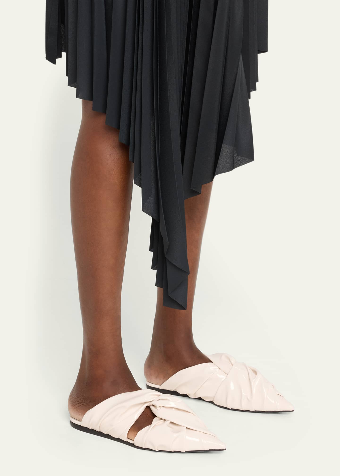 Givenchy Twist Ballerina Mules - Bergdorf Goodman