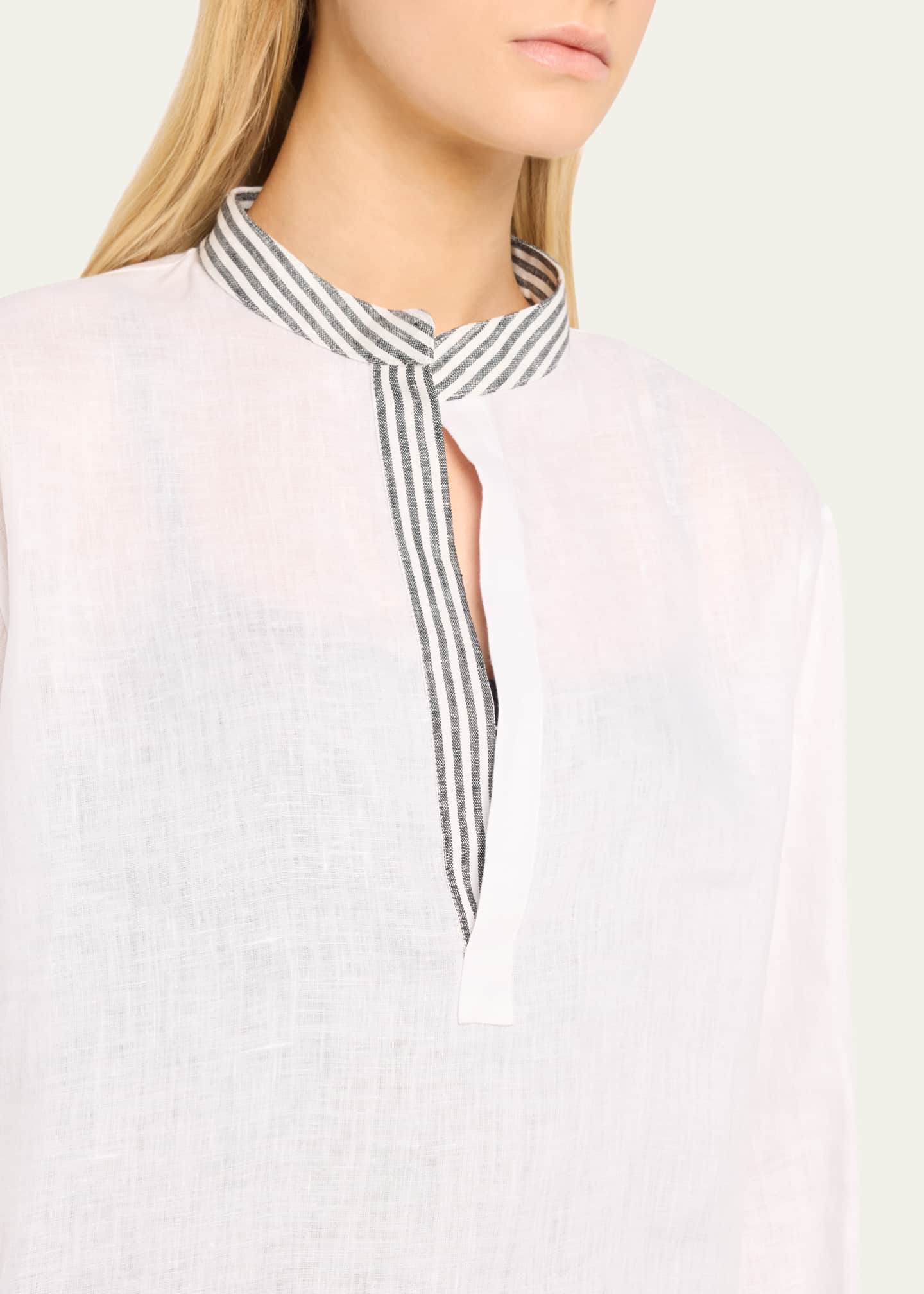 The Salting Classic Linen Tunic - Bergdorf Goodman