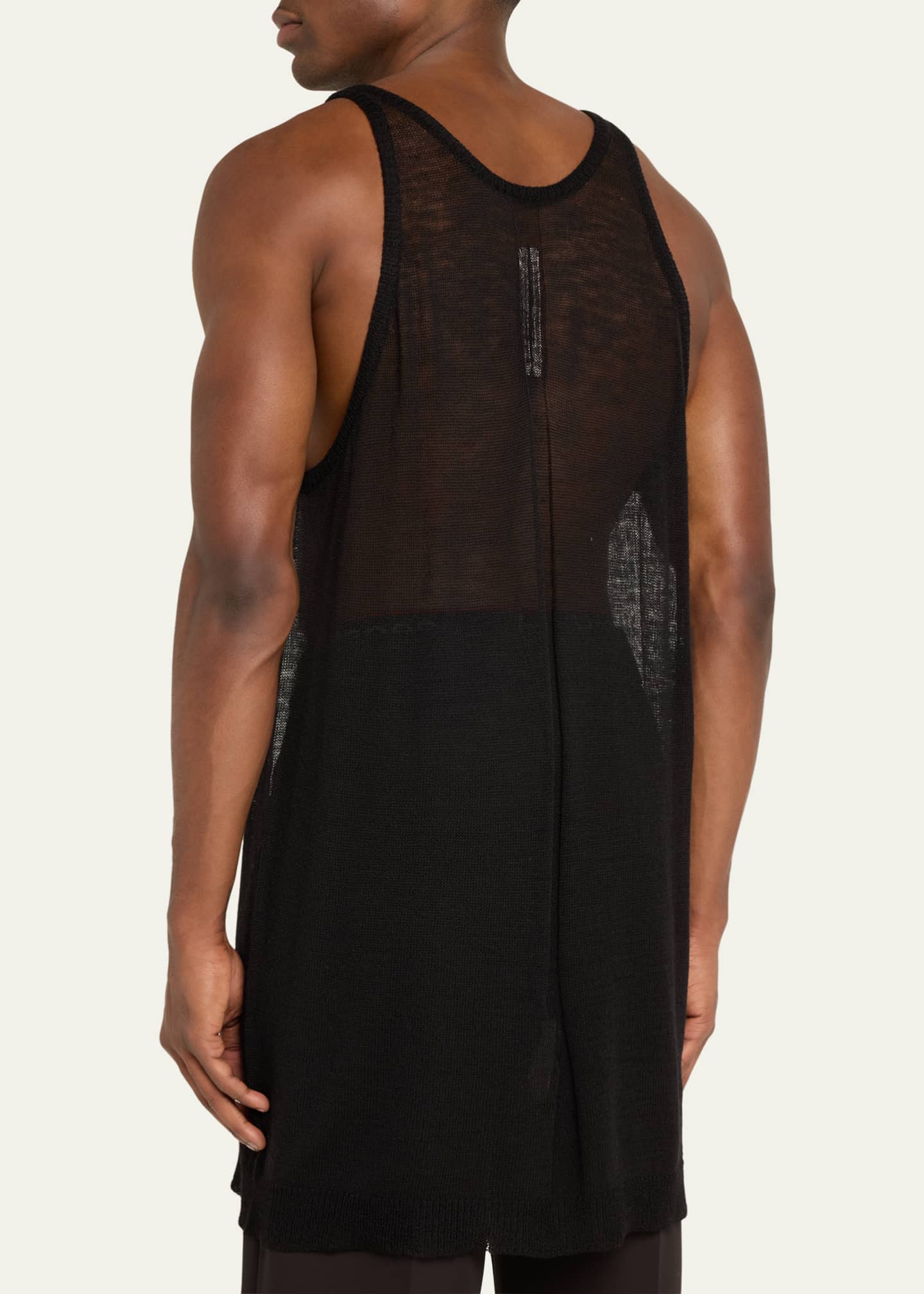 Rick Owens Men's Loose Knit Tank Top - Bergdorf Goodman