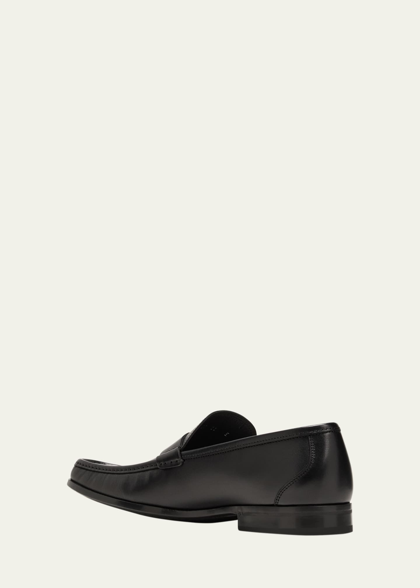Ferragamo Men's Caspian Gancio Leather Loafers - Bergdorf Goodman