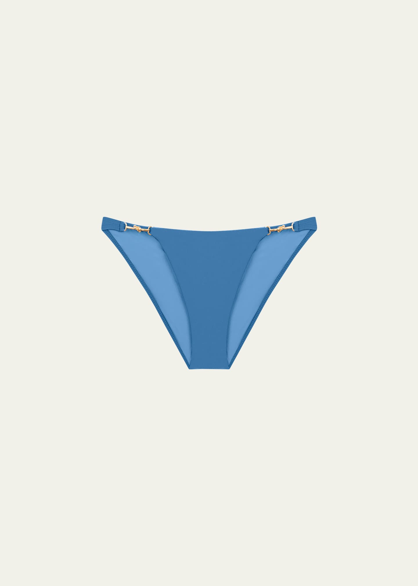 Vix Solid Cora Detail Full Bikini Bottoms - Bergdorf Goodman