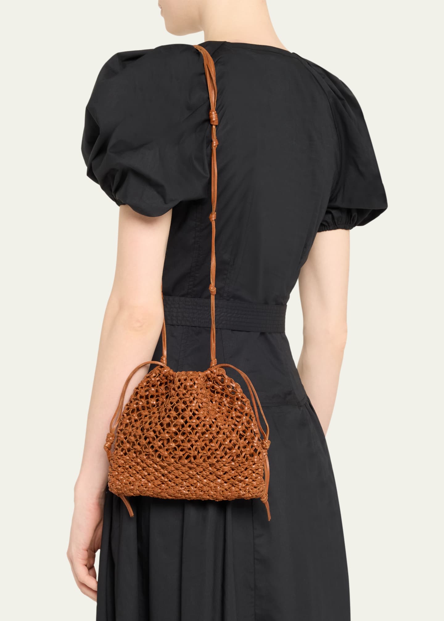 Ulla Johnson Tulia Knotted Leather Crossbody Bag - Bergdorf Goodman