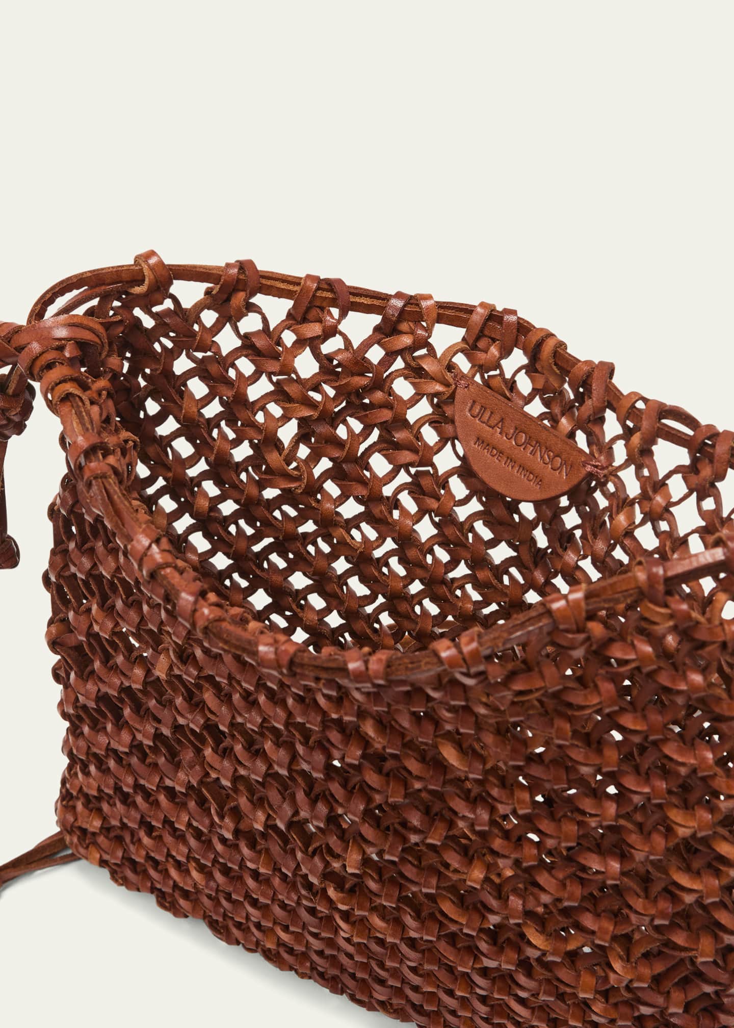 Ulla Johnson Tulia Knotted Leather Crossbody Bag - Bergdorf Goodman
