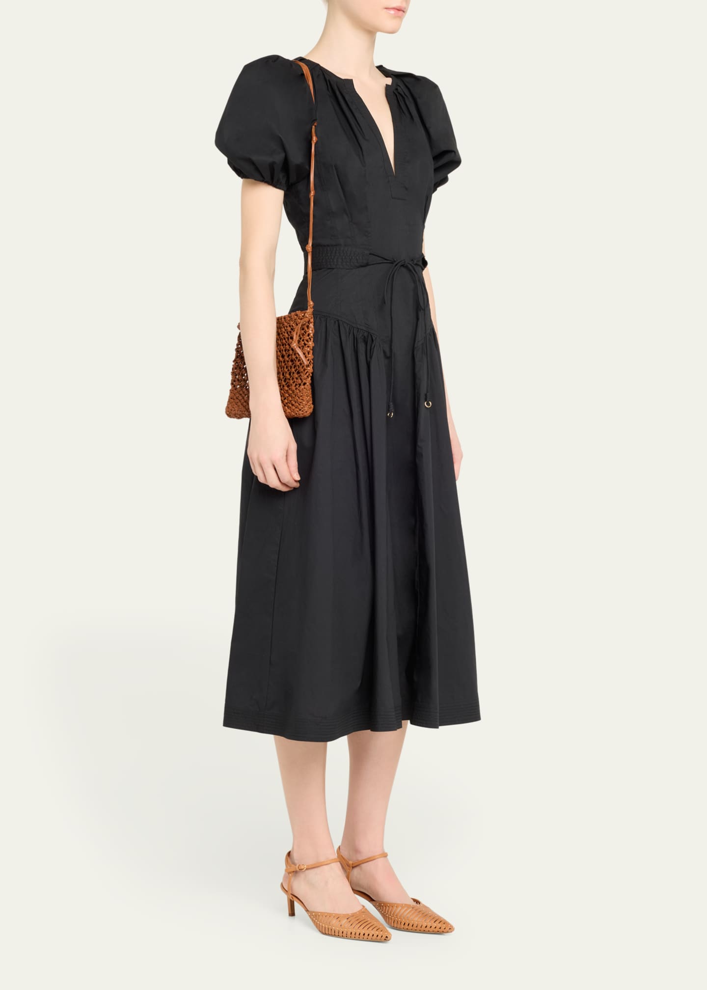 Ulla Johnson Tulia Knotted Leather Crossbody Bag - Bergdorf Goodman