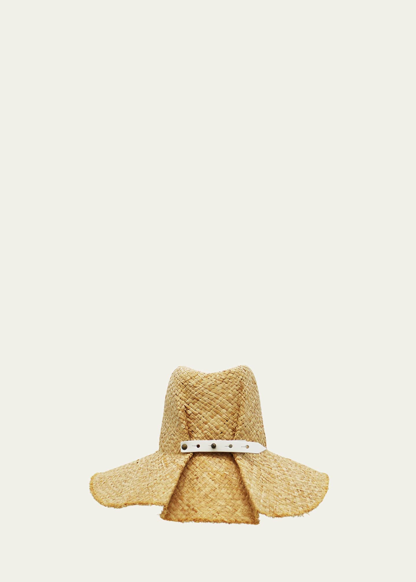 Lola Hats Commando Raffia Large-Brim Hat - Bergdorf Goodman