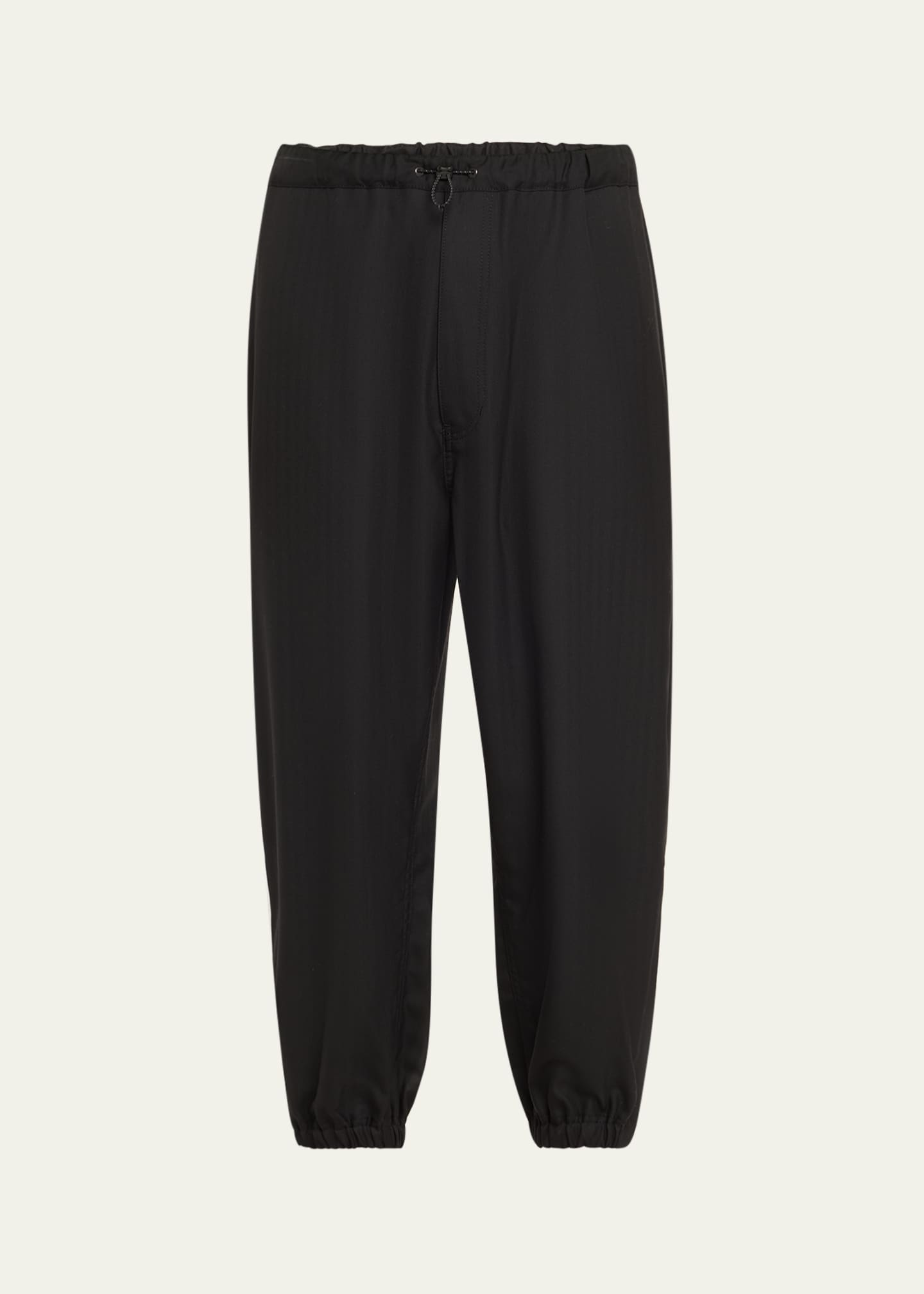 CDG HOMME Men's Wool Herringbone Elastic-Waist Pants - Bergdorf Goodman