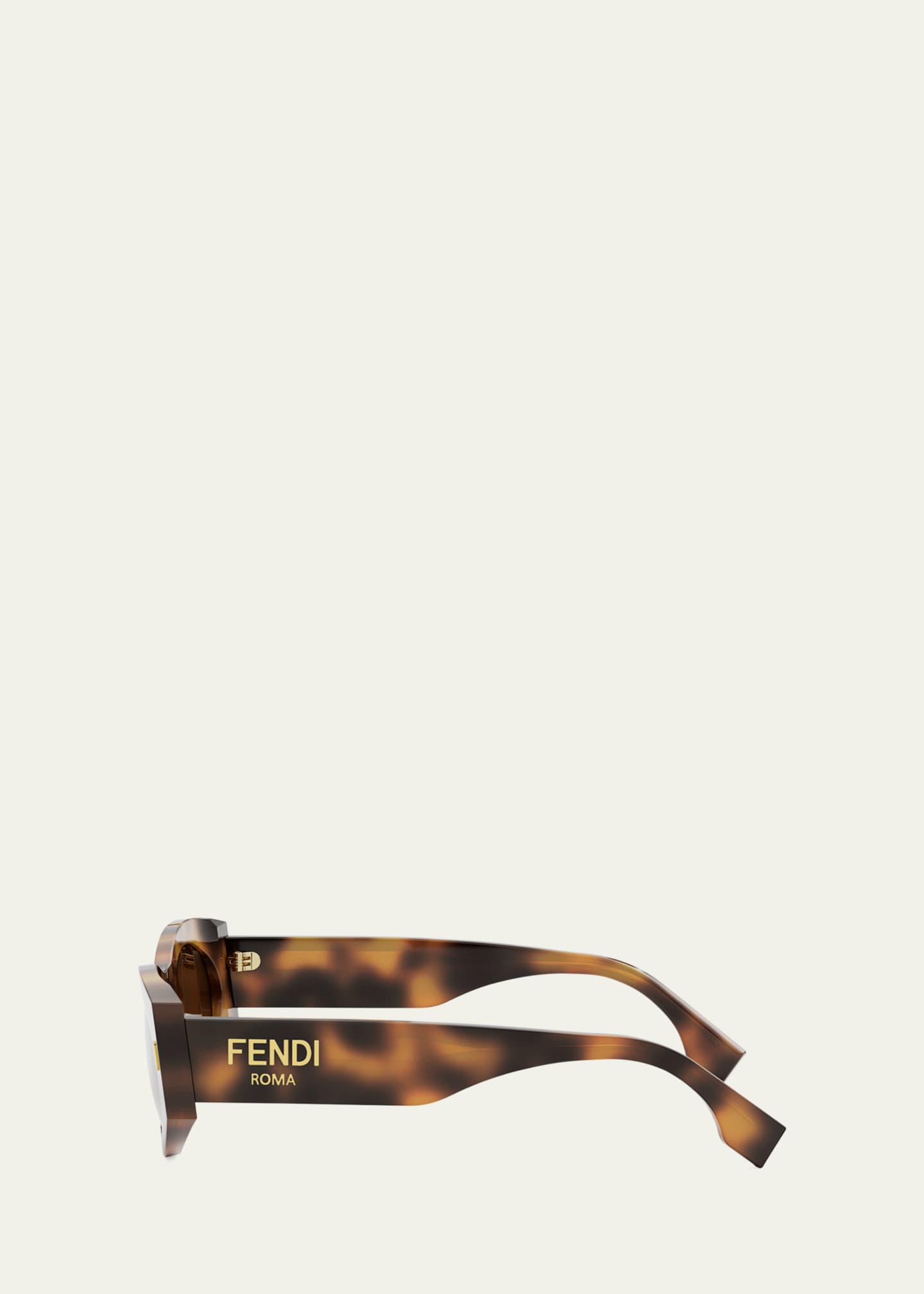 Fendi Fendi Roma Acetate Oval Sunglasses - Bergdorf Goodman