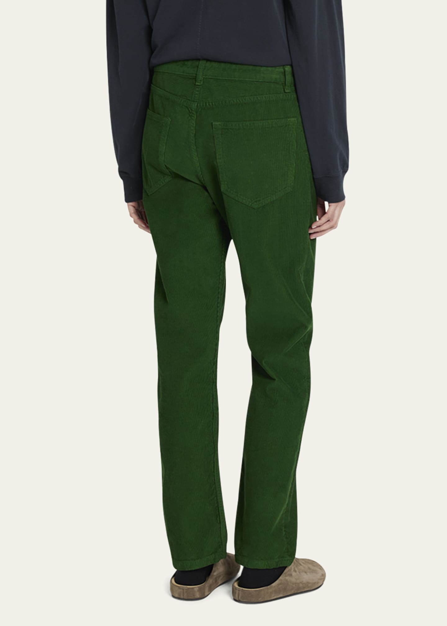 THE ROW Dan Wide-Leg Denim Pants - Bergdorf Goodman