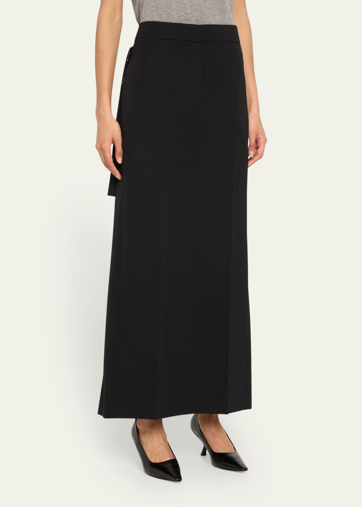 THE ROW Trevy Wool Maxi Skirt - Bergdorf Goodman