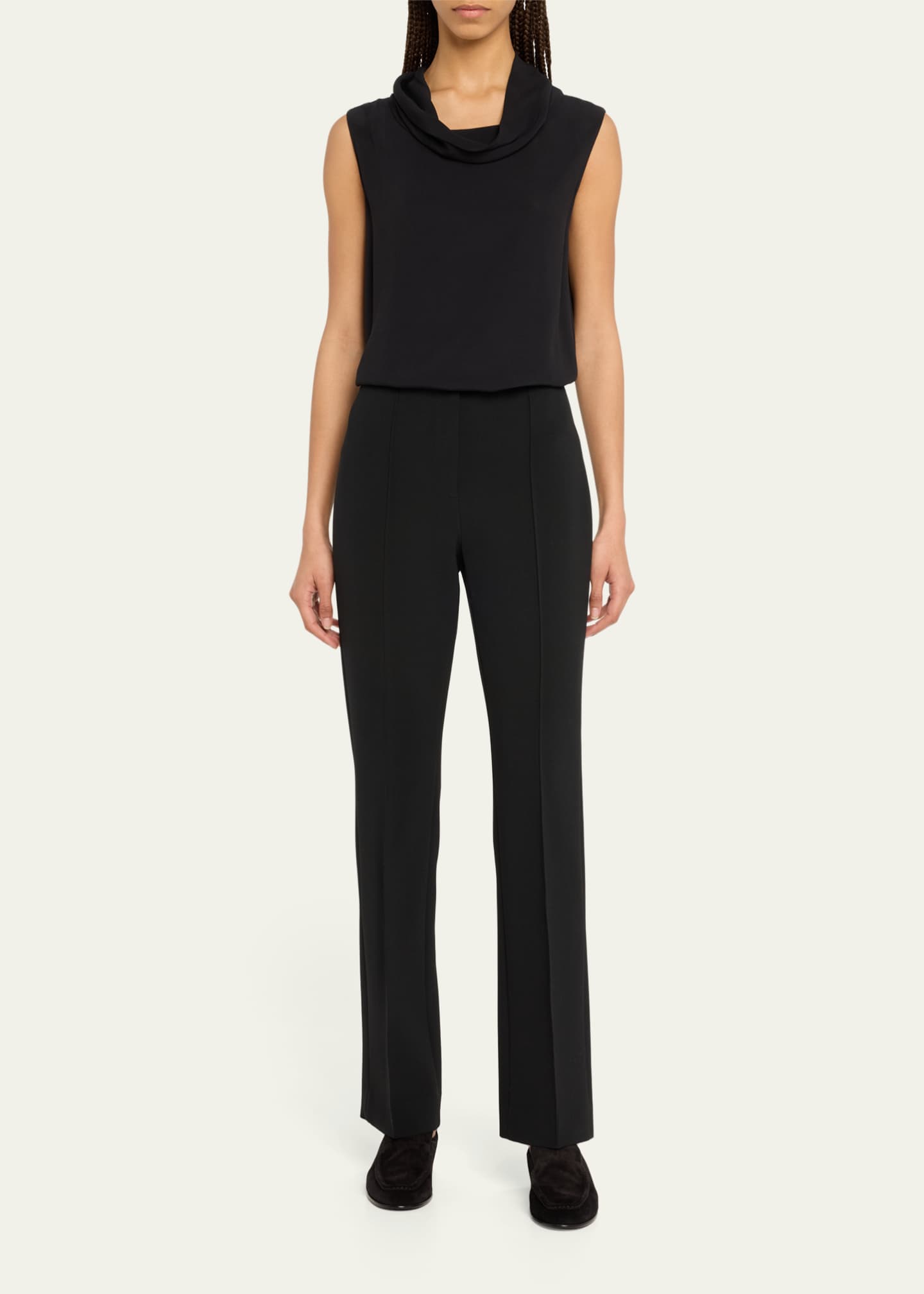THE ROW Desmond Straight-Leg Wool Trousers - Bergdorf Goodman