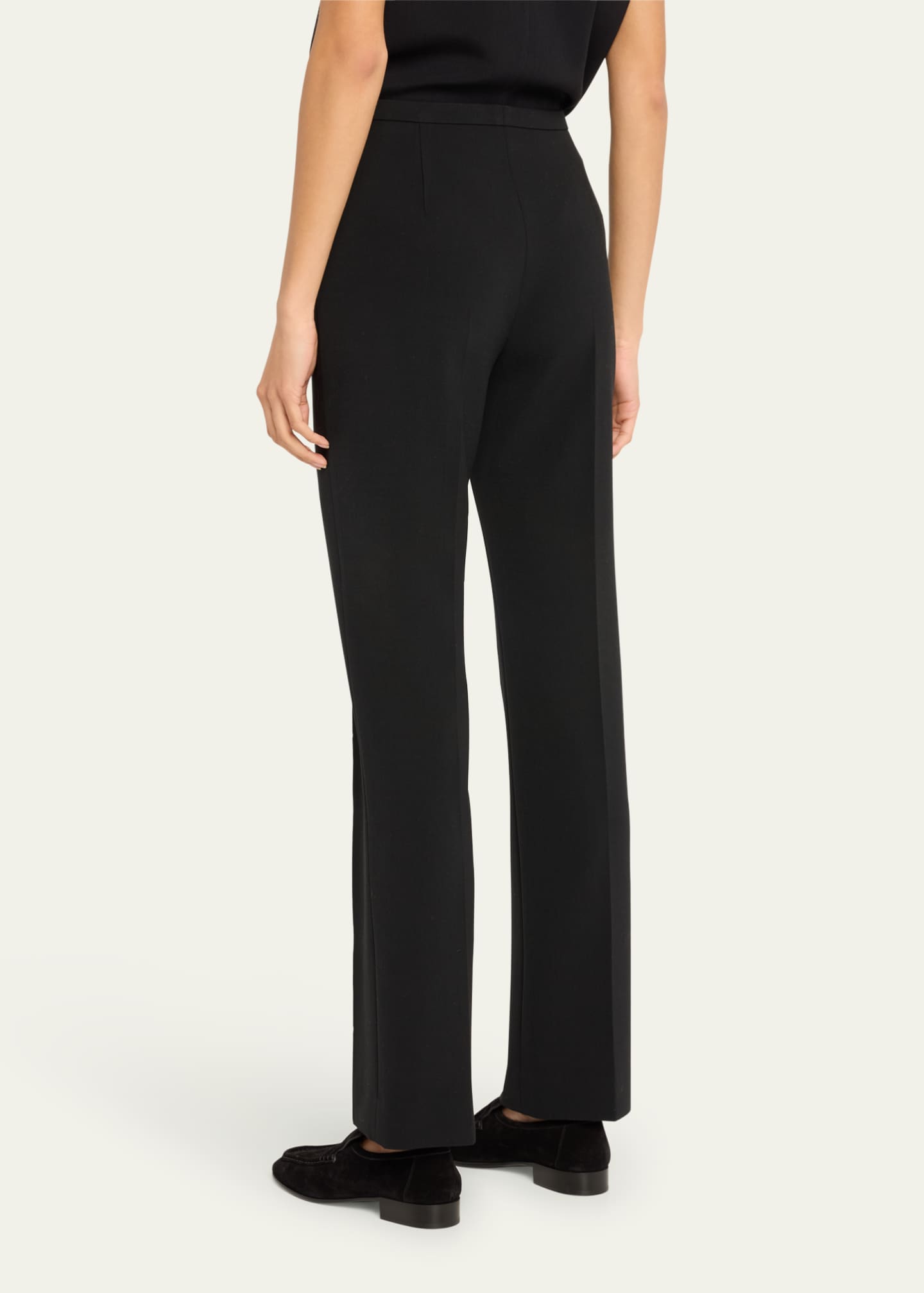 THE ROW Desmond Straight-Leg Wool Trousers - Bergdorf Goodman