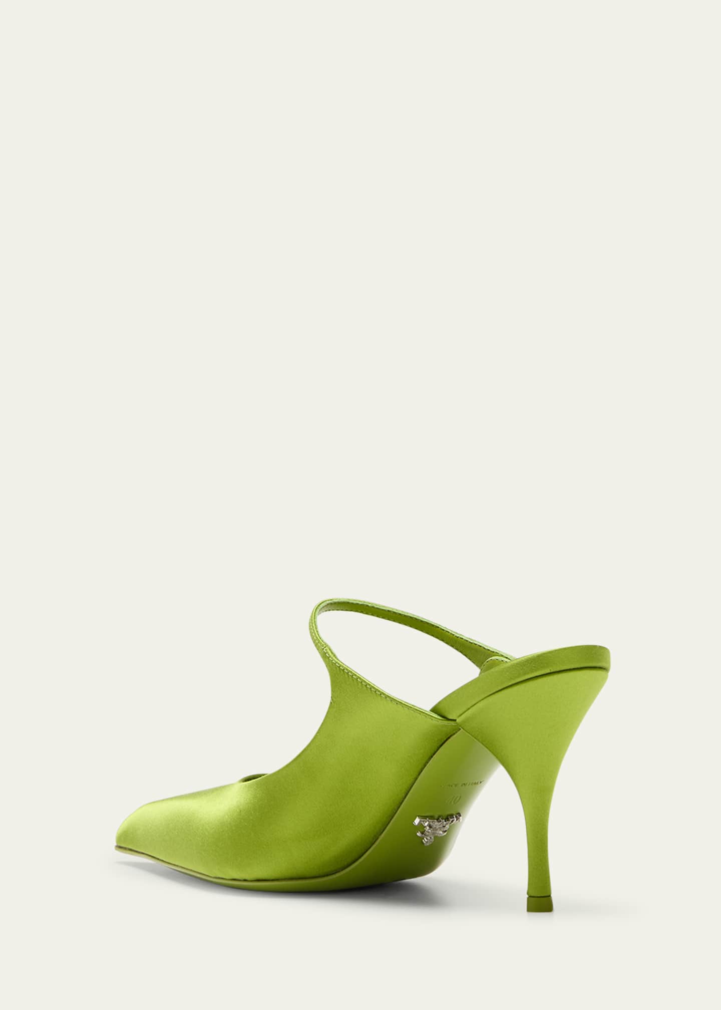 Prada Satin Mary Jane Mule Pumps - Bergdorf Goodman