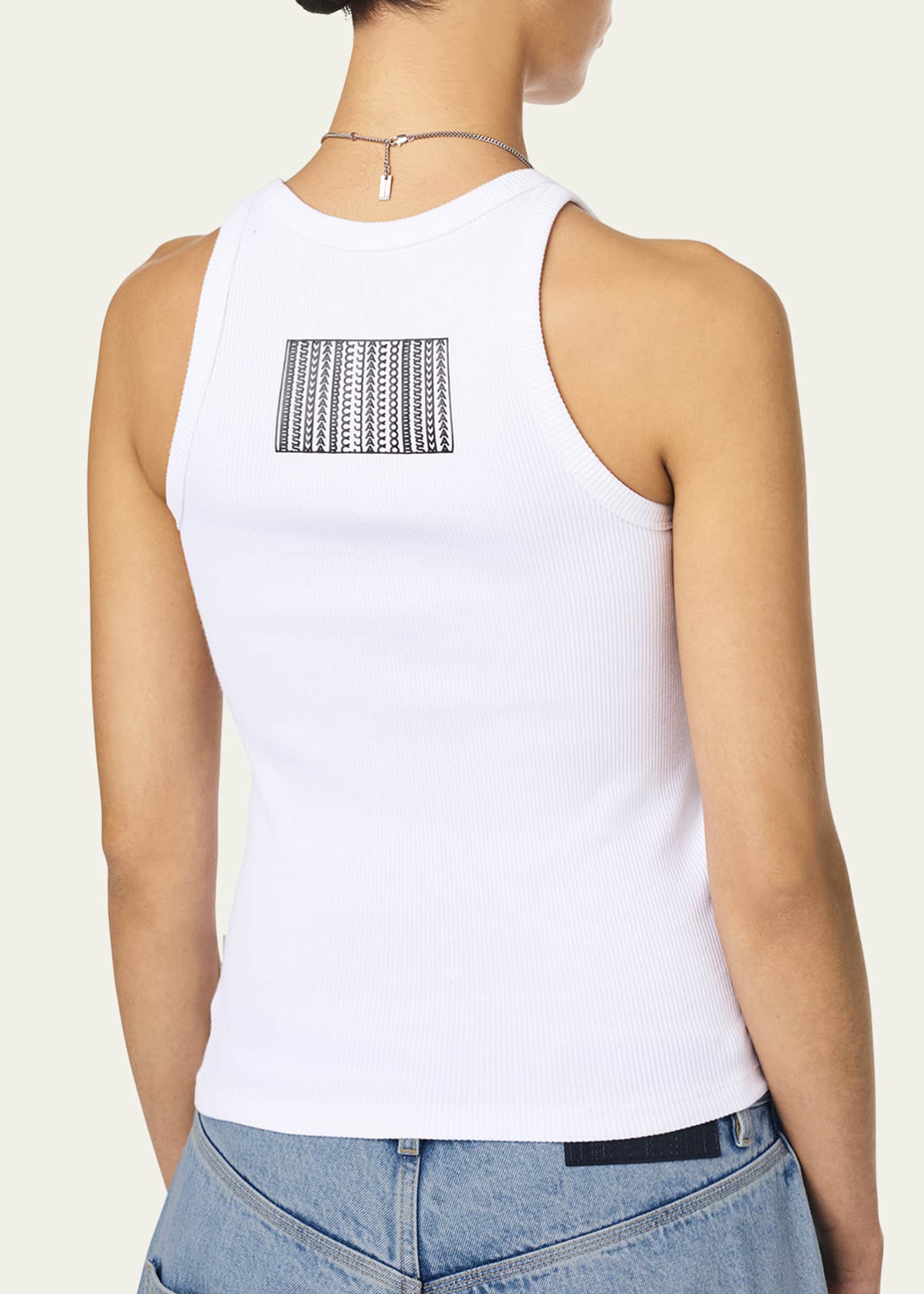 Marc Jacobs Icon Rib Tank Top - Bergdorf Goodman