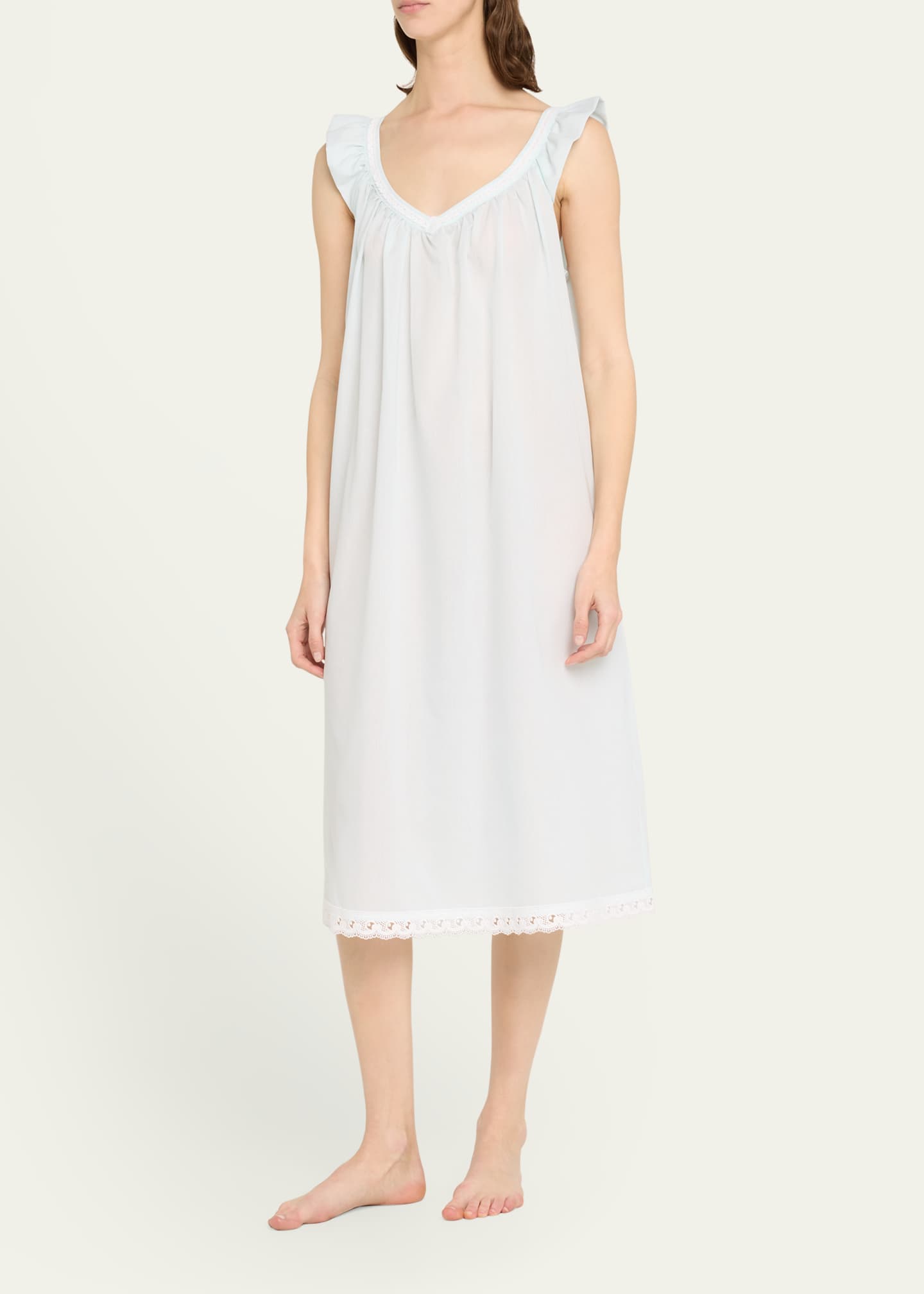 Celestine Heddy Lace Trim Nightgown Bergdorf Goodman