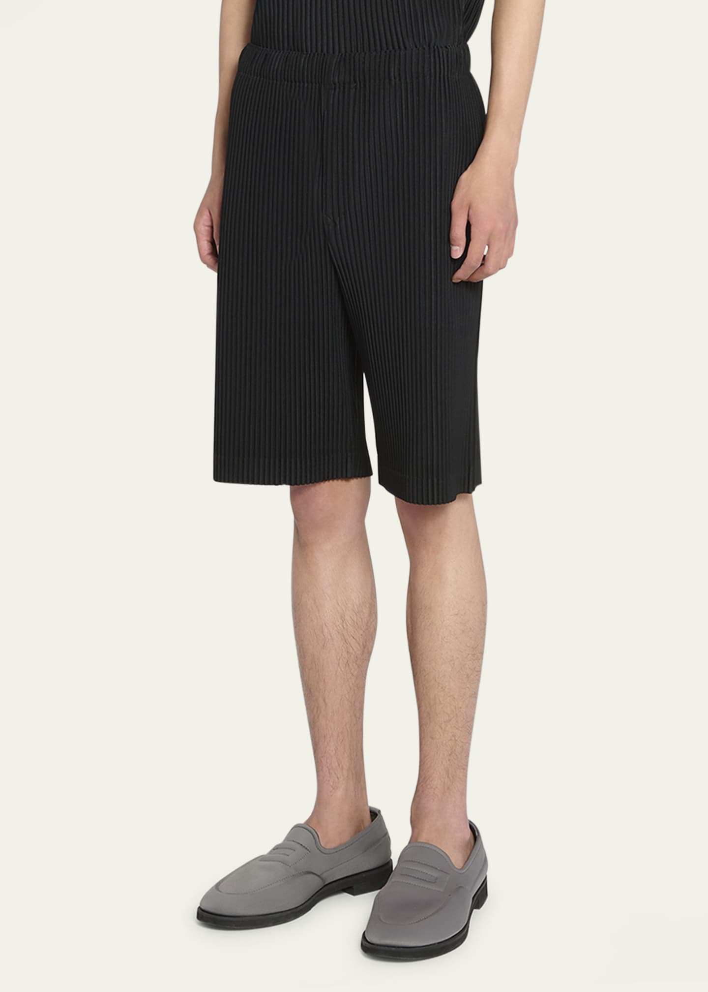 Homme Plisse Issey Miyake Men's MC May Pleated Shorts - Bergdorf Goodman