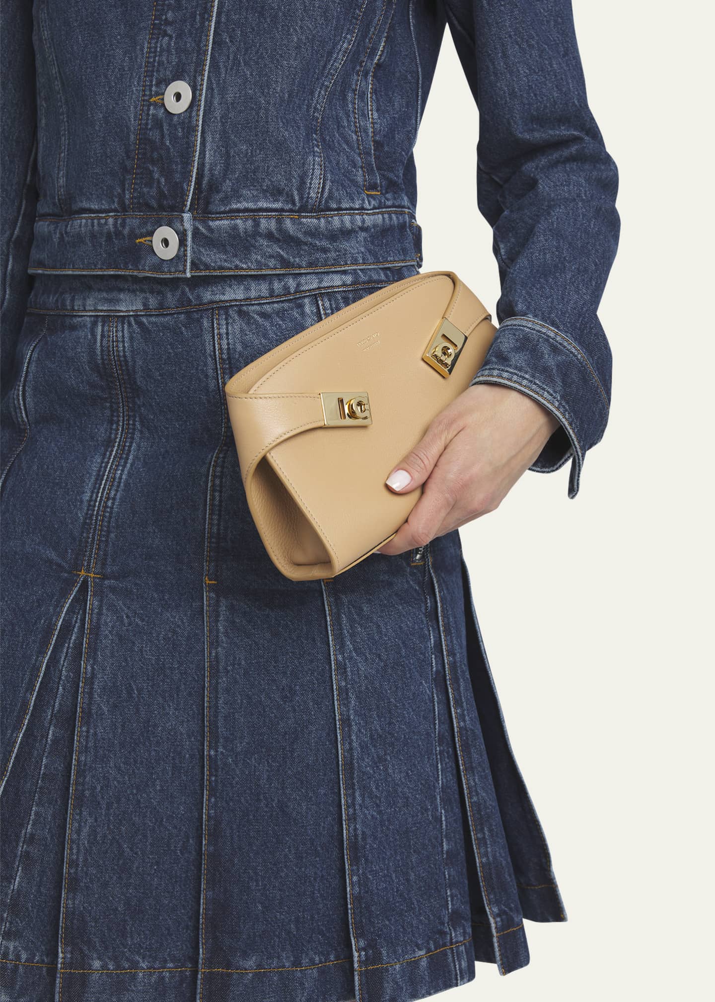 Ferragamo Mini Hug Leather Crossbody Bag - Bergdorf Goodman