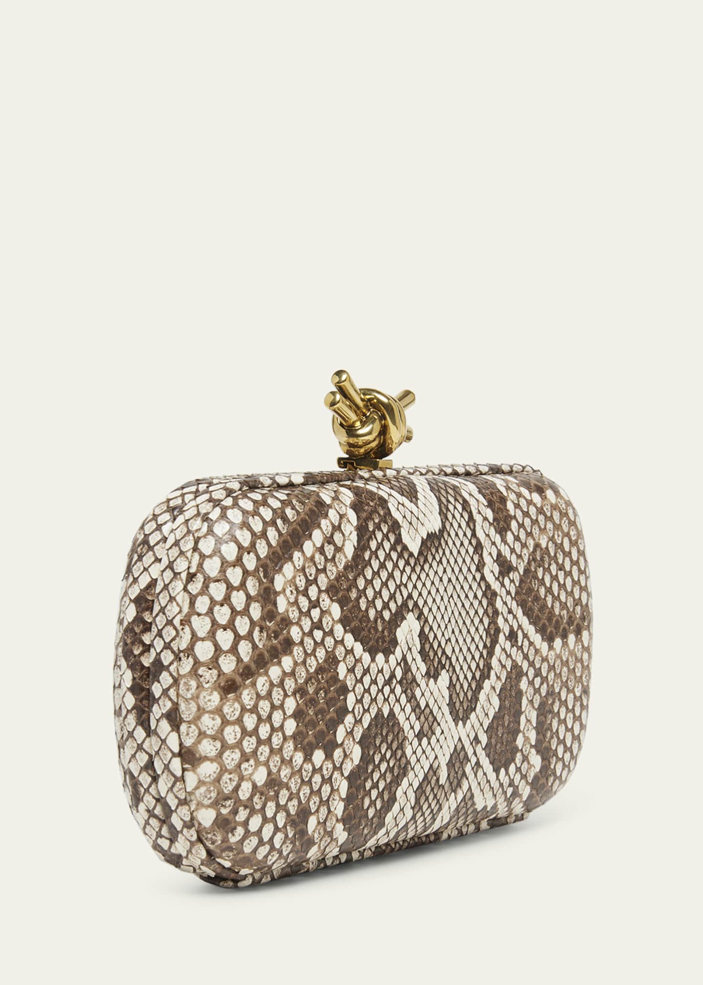 Bottega Veneta Knot Python Minaudiere - Bergdorf Goodman