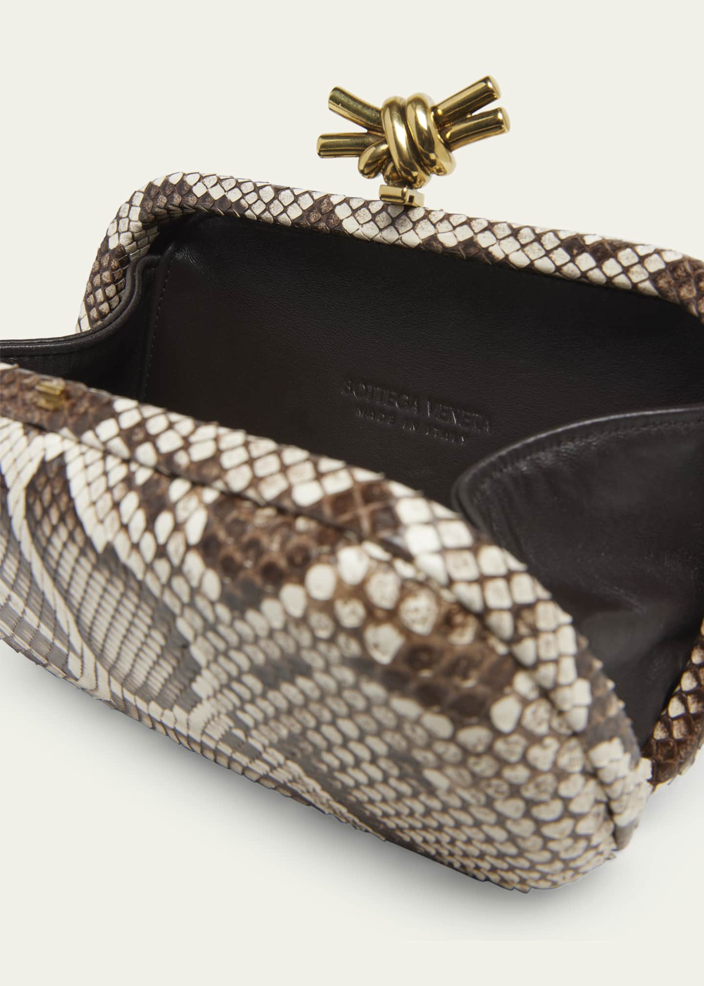 Bottega Veneta Knot Python Minaudiere - Bergdorf Goodman