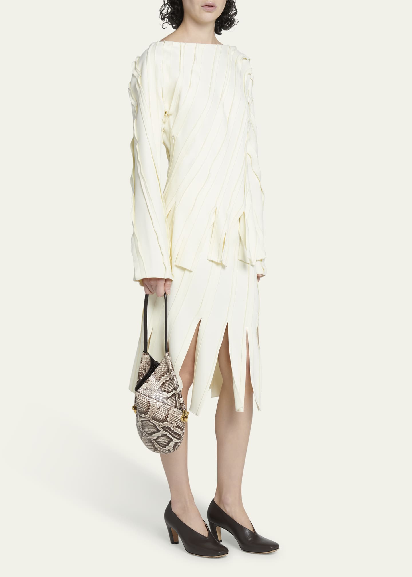 Bottega Veneta Solstice Small Python Shoulder Bag - Bergdorf Goodman