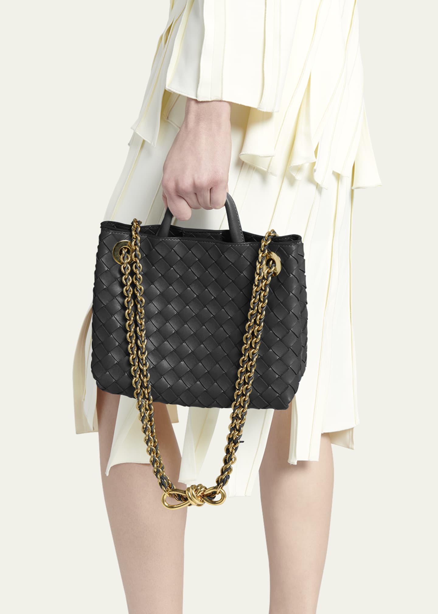 Bottega Veneta Small Andiamo Shoulder Bag with Chain Strap - Bergdorf ...