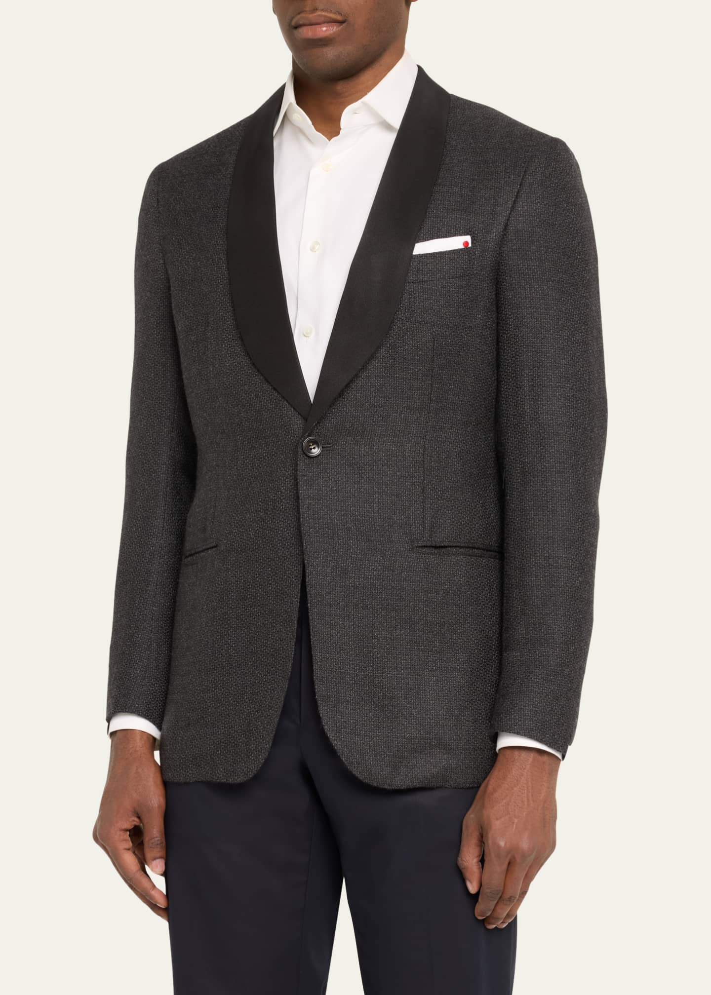 Kiton Men's Textured Cashmere Dinner Jacket - Bergdorf Goodman