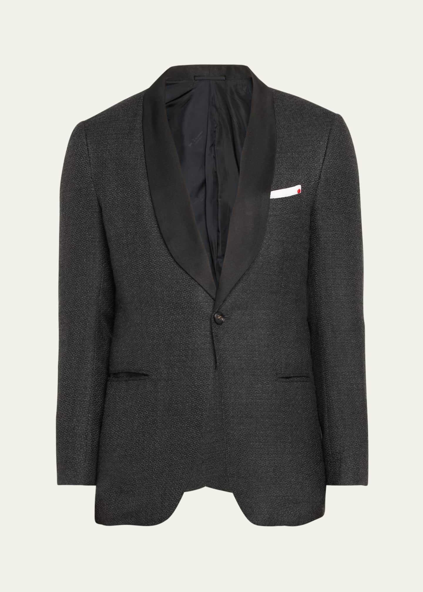 Kiton Men's Textured Cashmere Dinner Jacket - Bergdorf Goodman