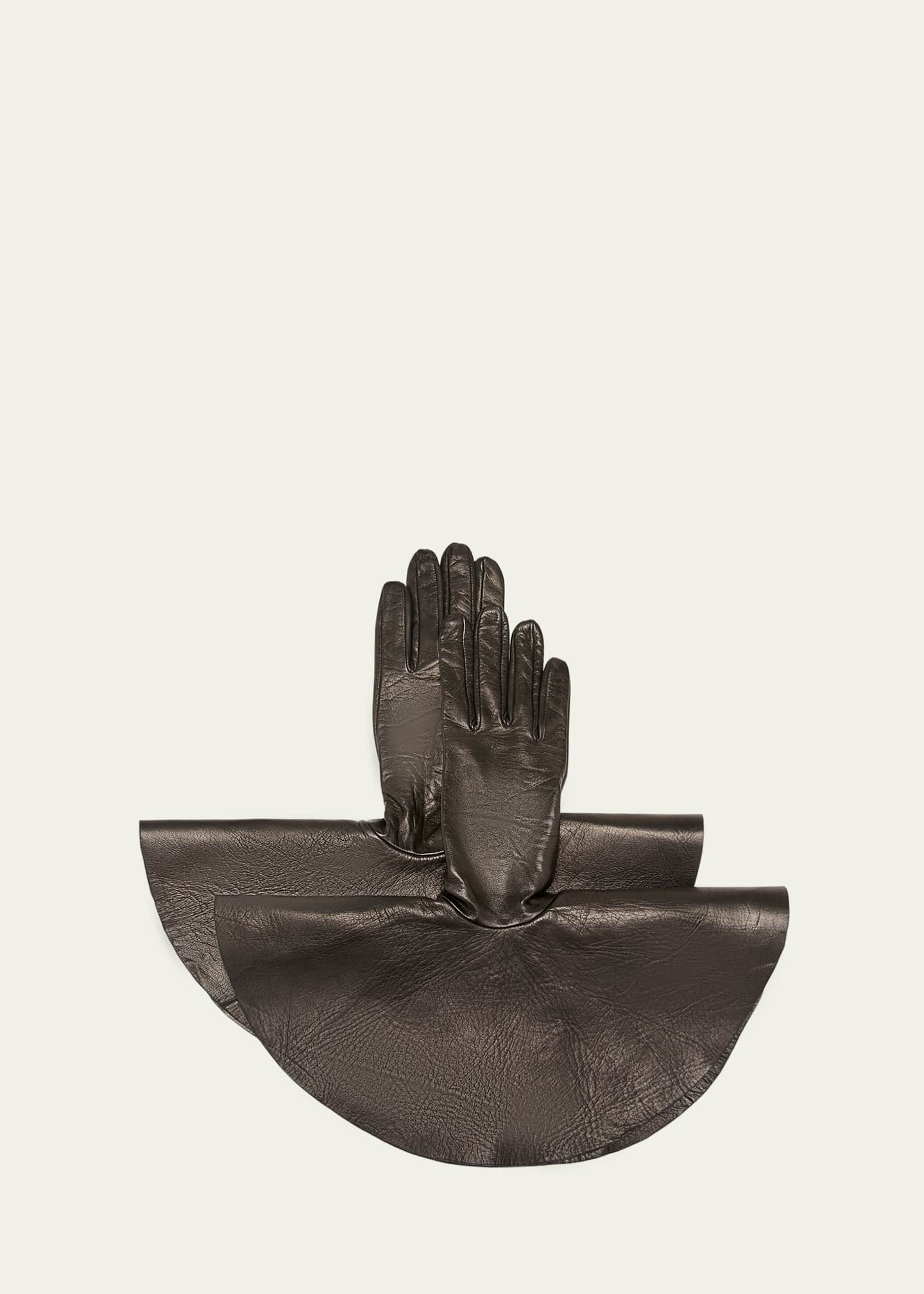 Paula Rowan Danielle 5 Flared Leather Gloves - Bergdorf Goodman