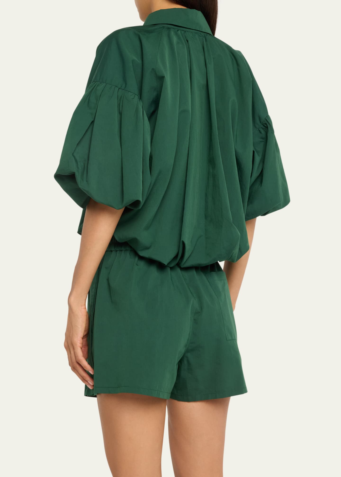 anOnlyChild Sandy Balloon-Sleeve Top - Bergdorf Goodman