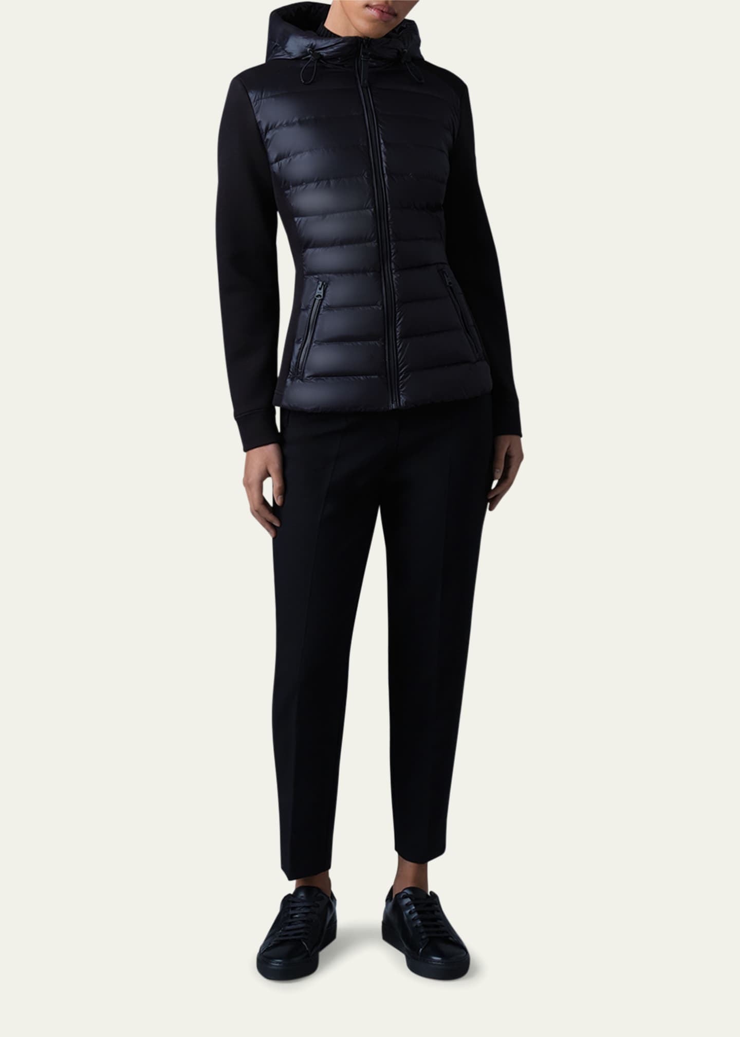Mackage Della-R Hybrid Hooded Jacket - Bergdorf Goodman