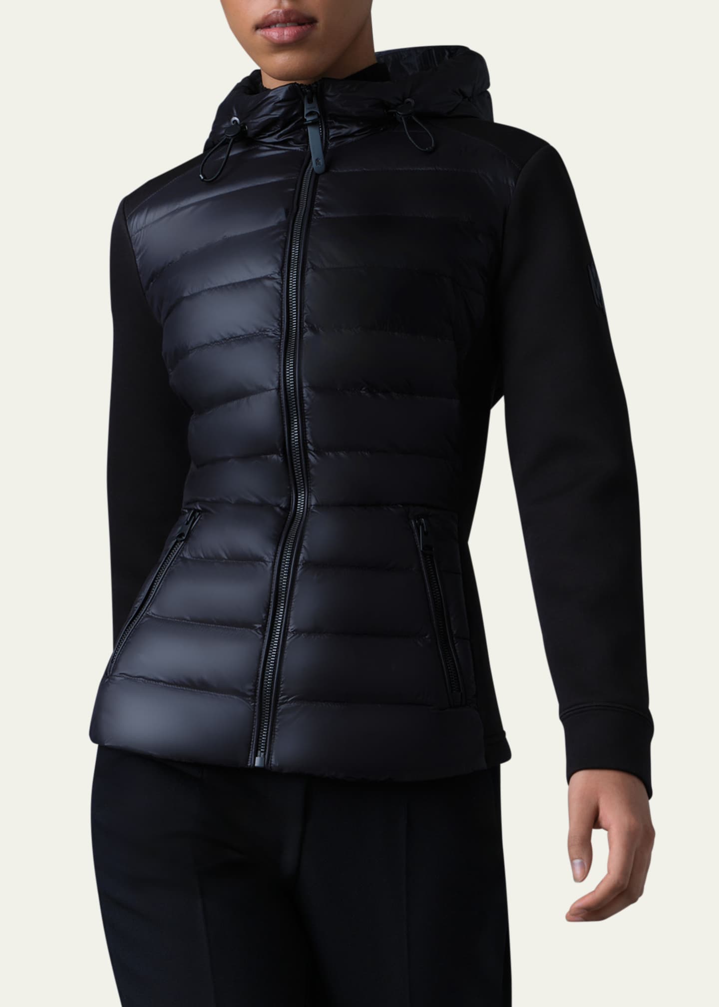 Mackage Della-R Hybrid Hooded Jacket - Bergdorf Goodman