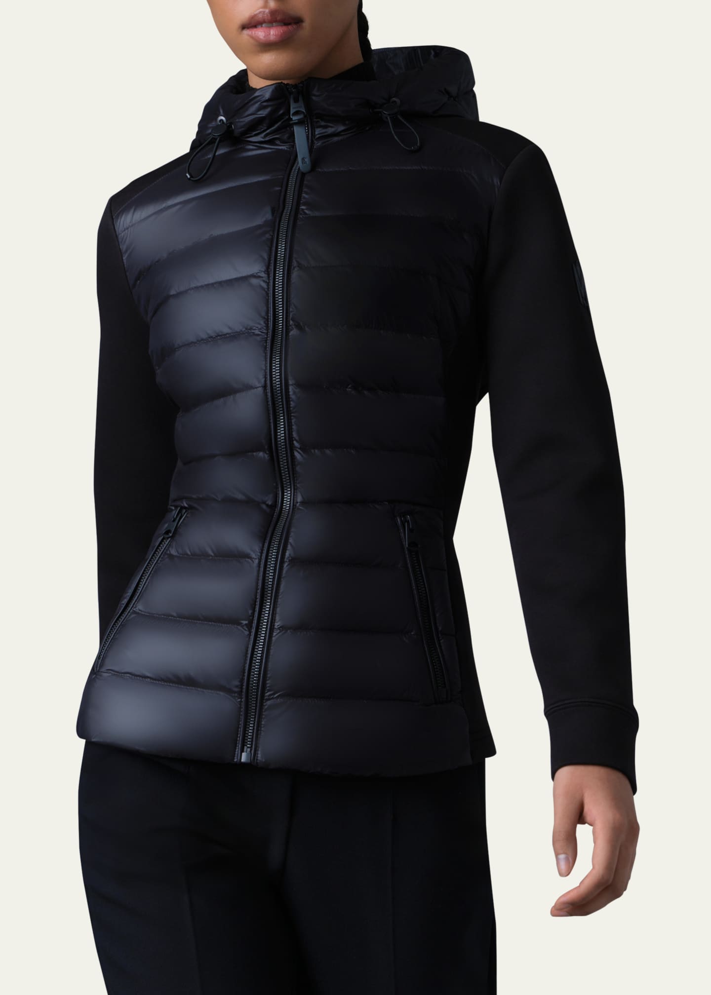 Mackage Della-R Hybrid Hooded Jacket - Bergdorf Goodman