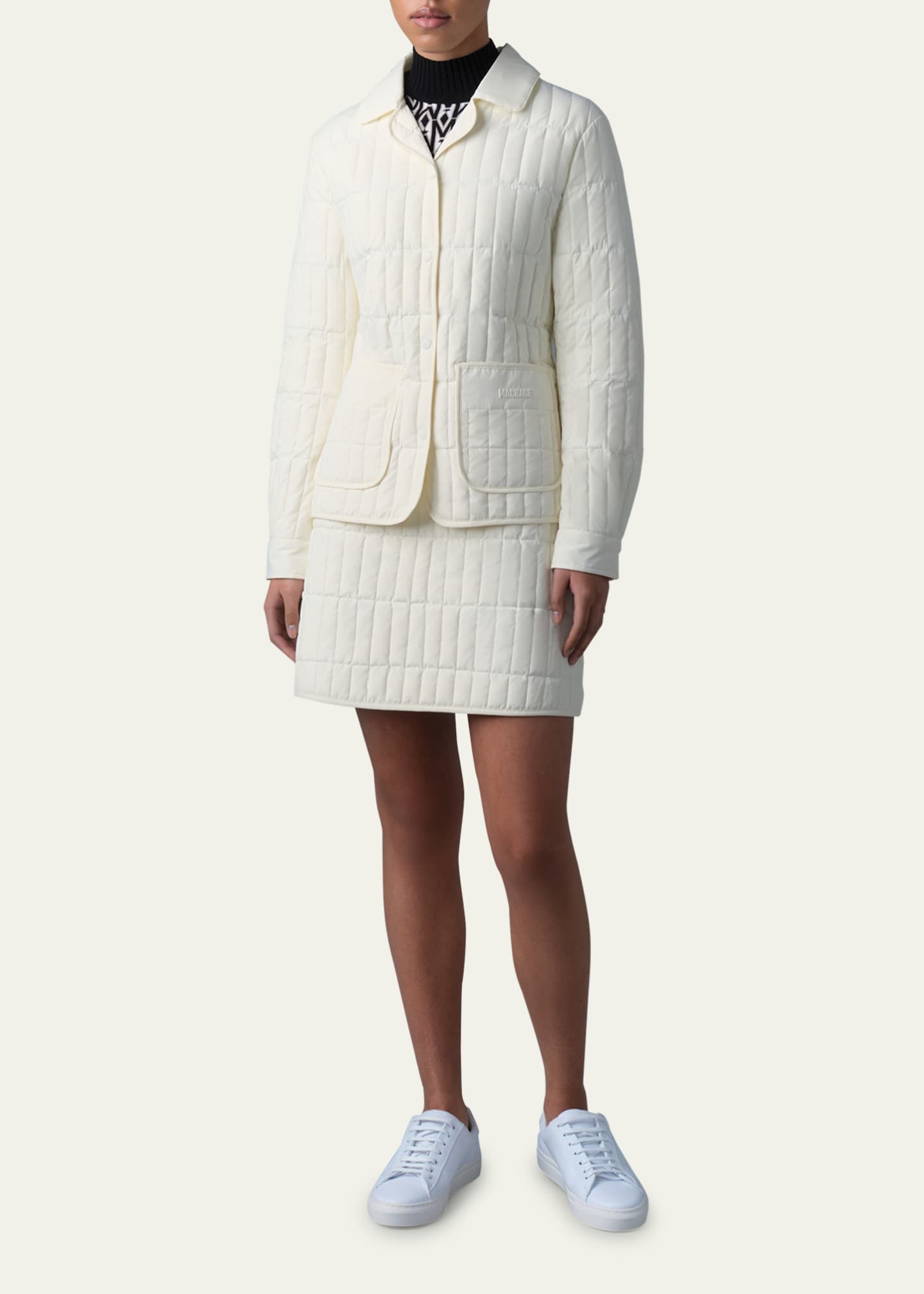 Mackage Sian Water-Resistant Vertical Quilted Jacket - Bergdorf Goodman