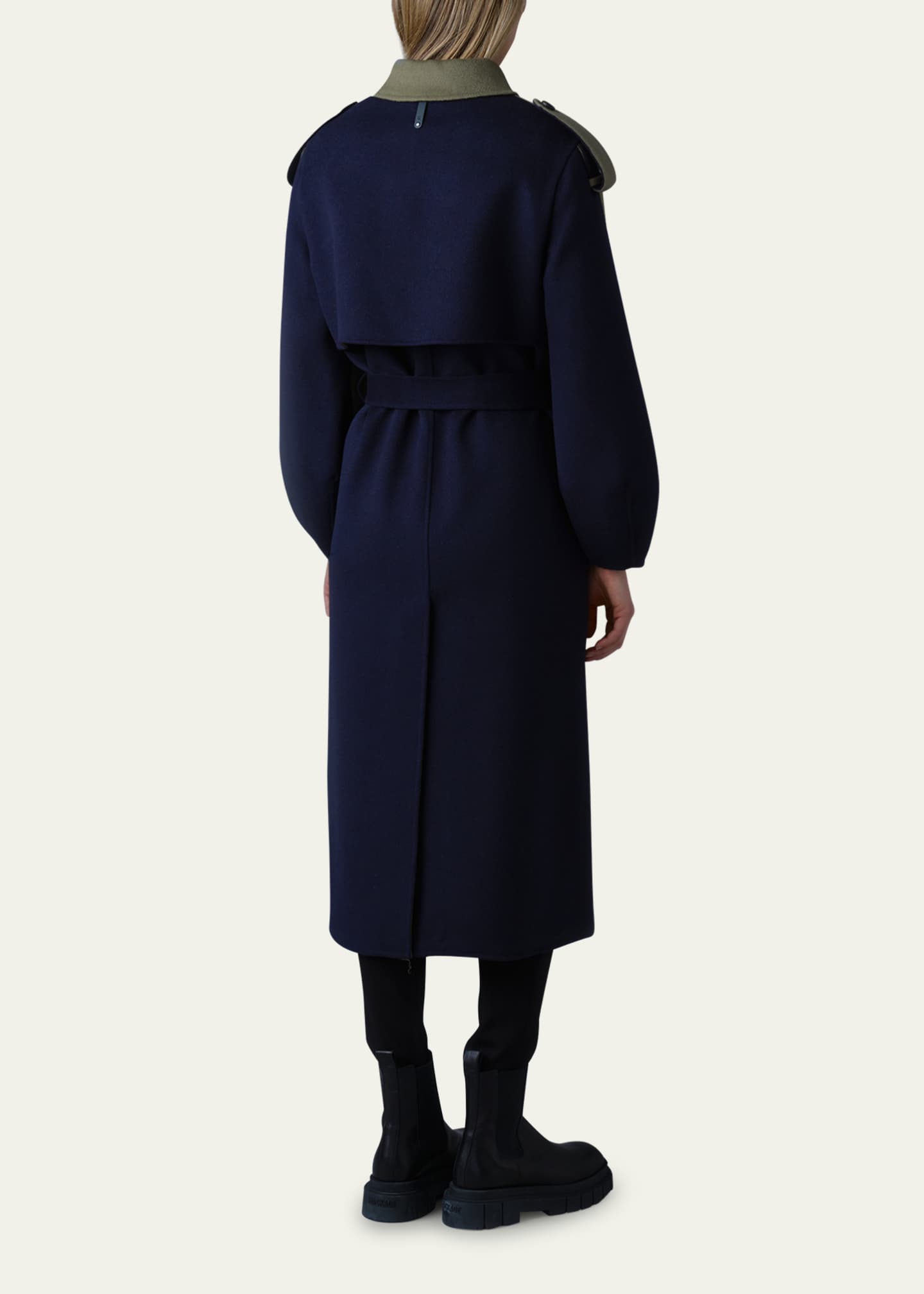 Mackage Ceyla Belted Handmade Double-Face Virgin Wool Coat - Bergdorf ...