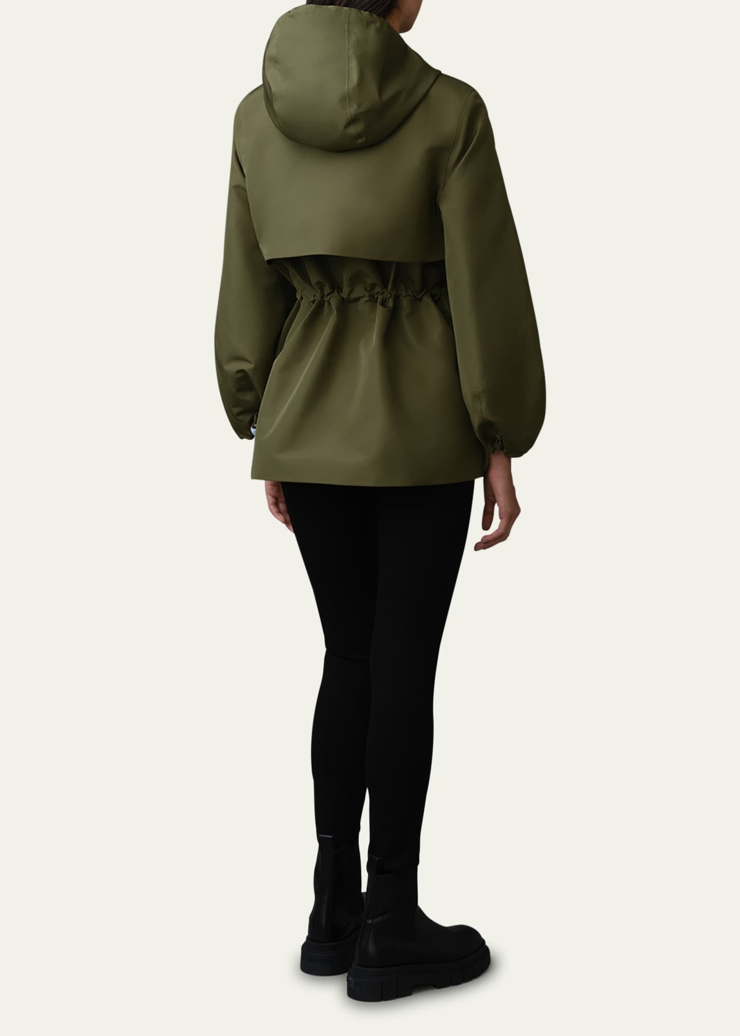 Mackage Kalea Technical Seam-Sealed Water-Resistant Rain Jacket ...