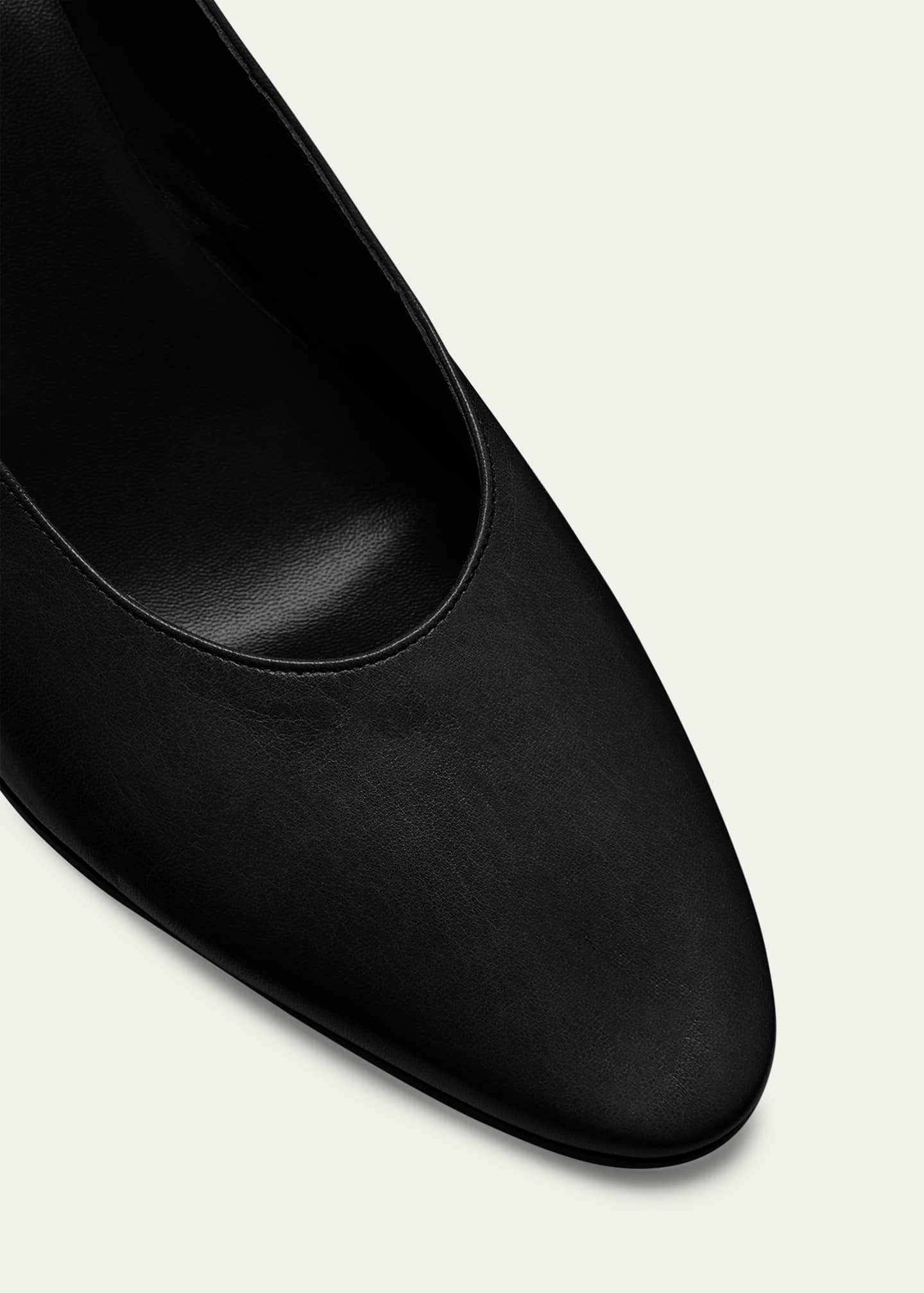 THE ROW Charlotte Leather Pumps - Bergdorf Goodman