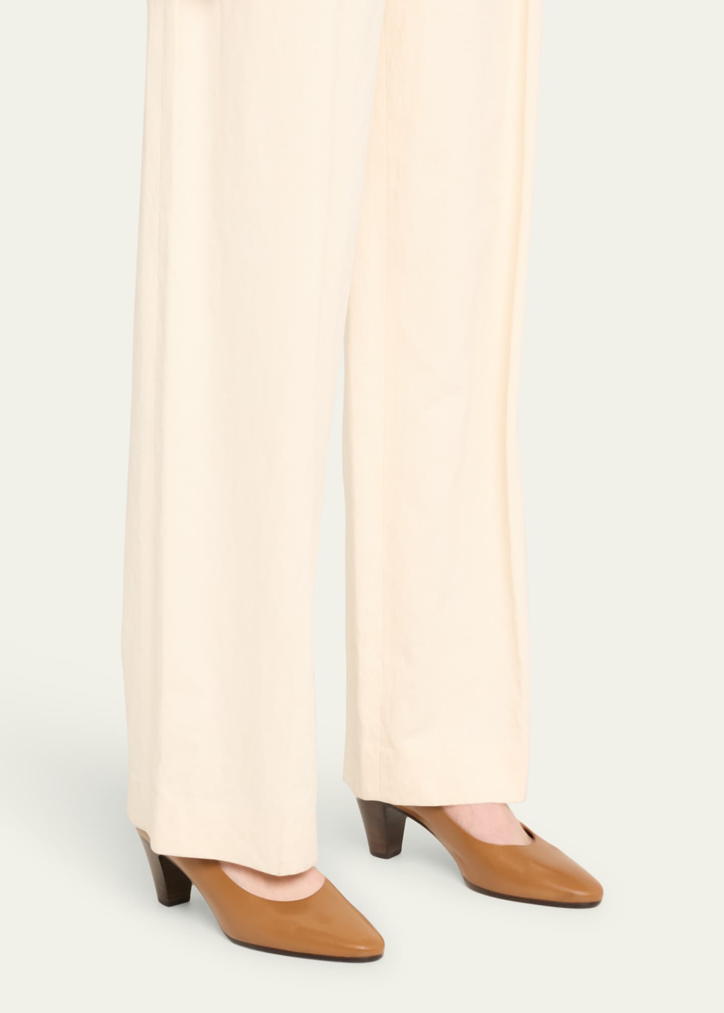 THE ROW Charlotte Leather Pumps - Bergdorf Goodman