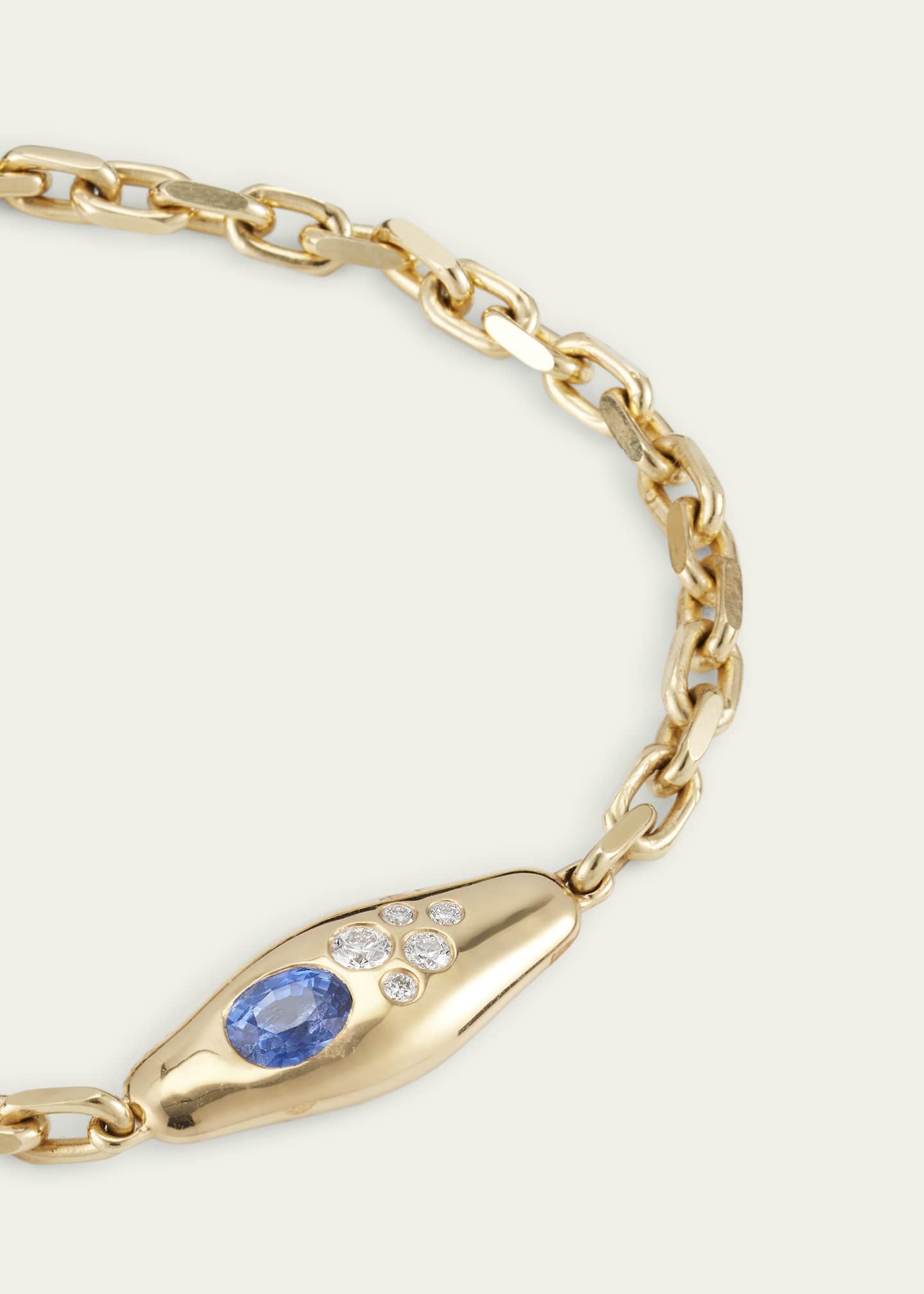 Uniform Object 18K Yellow Gold Sapphire And Diamond Mini Vessel ...